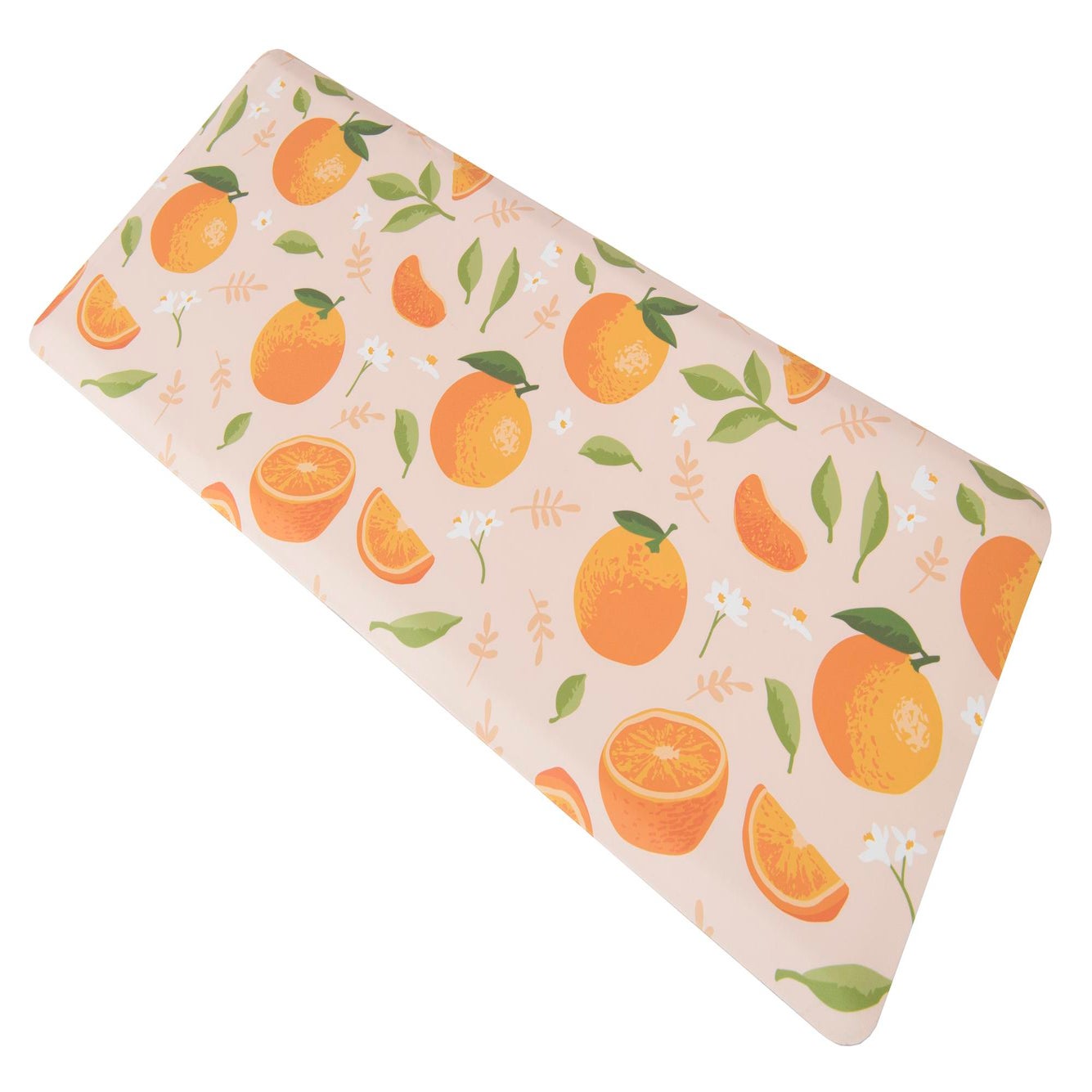 Light Pink 2' x 5' Oranges Anti-Fatigue Comfort Mat | Rugs.com