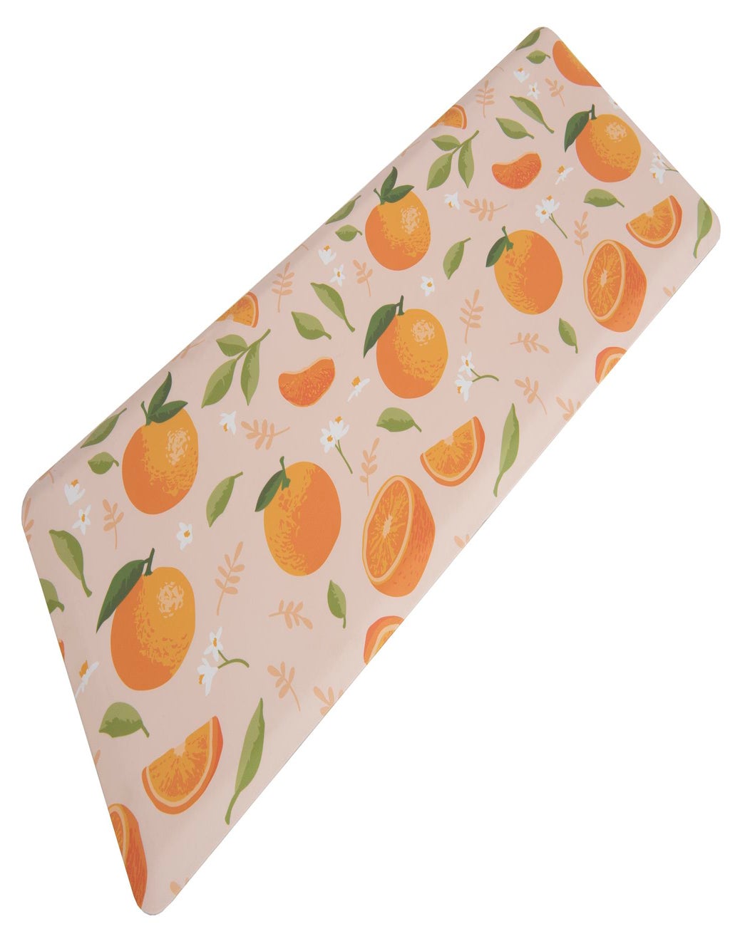 Light Pink 2' x 5' Oranges Anti-Fatigue Comfort Mat | Rugs.com