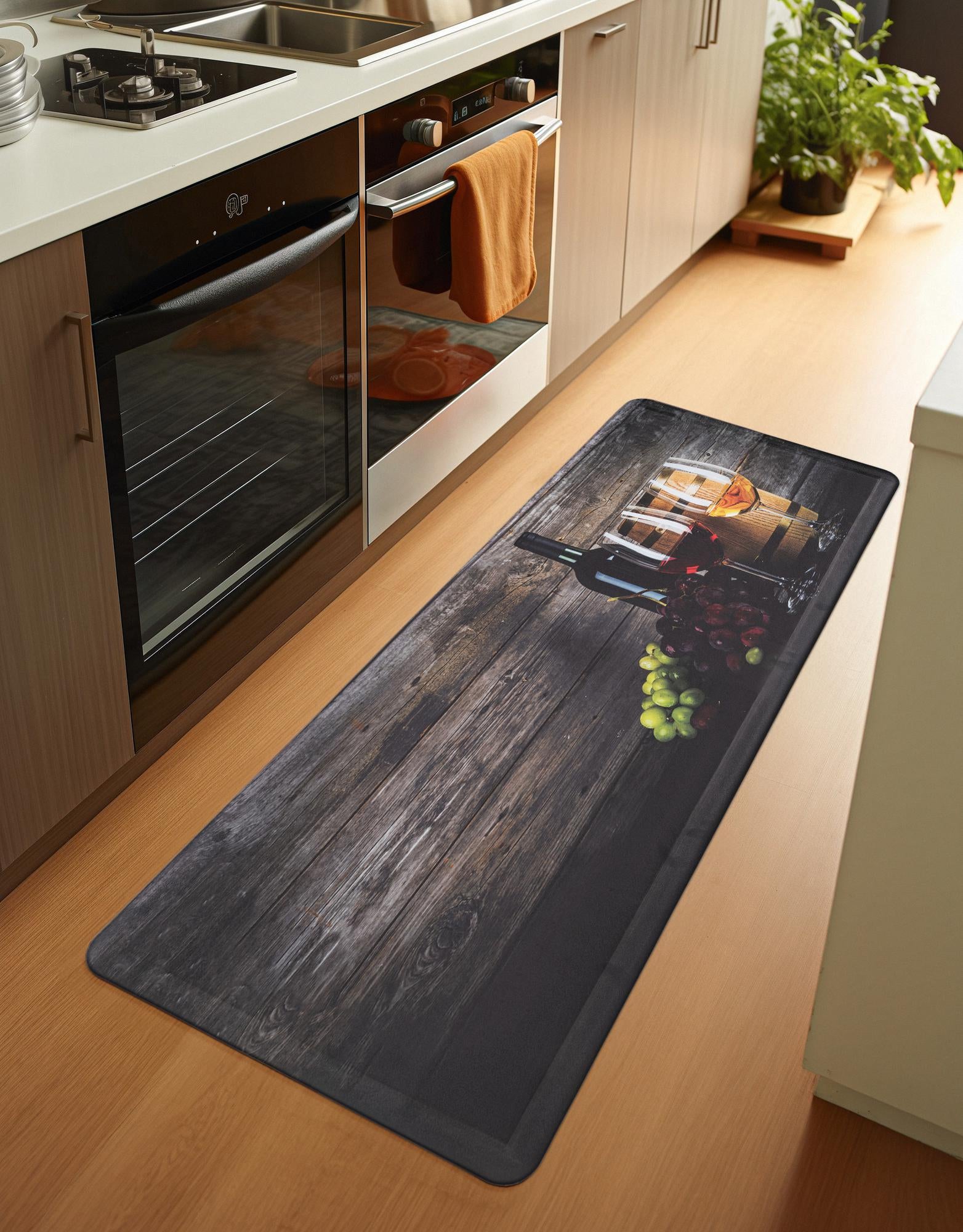 Multicolor 2' x 5' Wine Anti-Fatigue Comfort Mat | Rugs.com