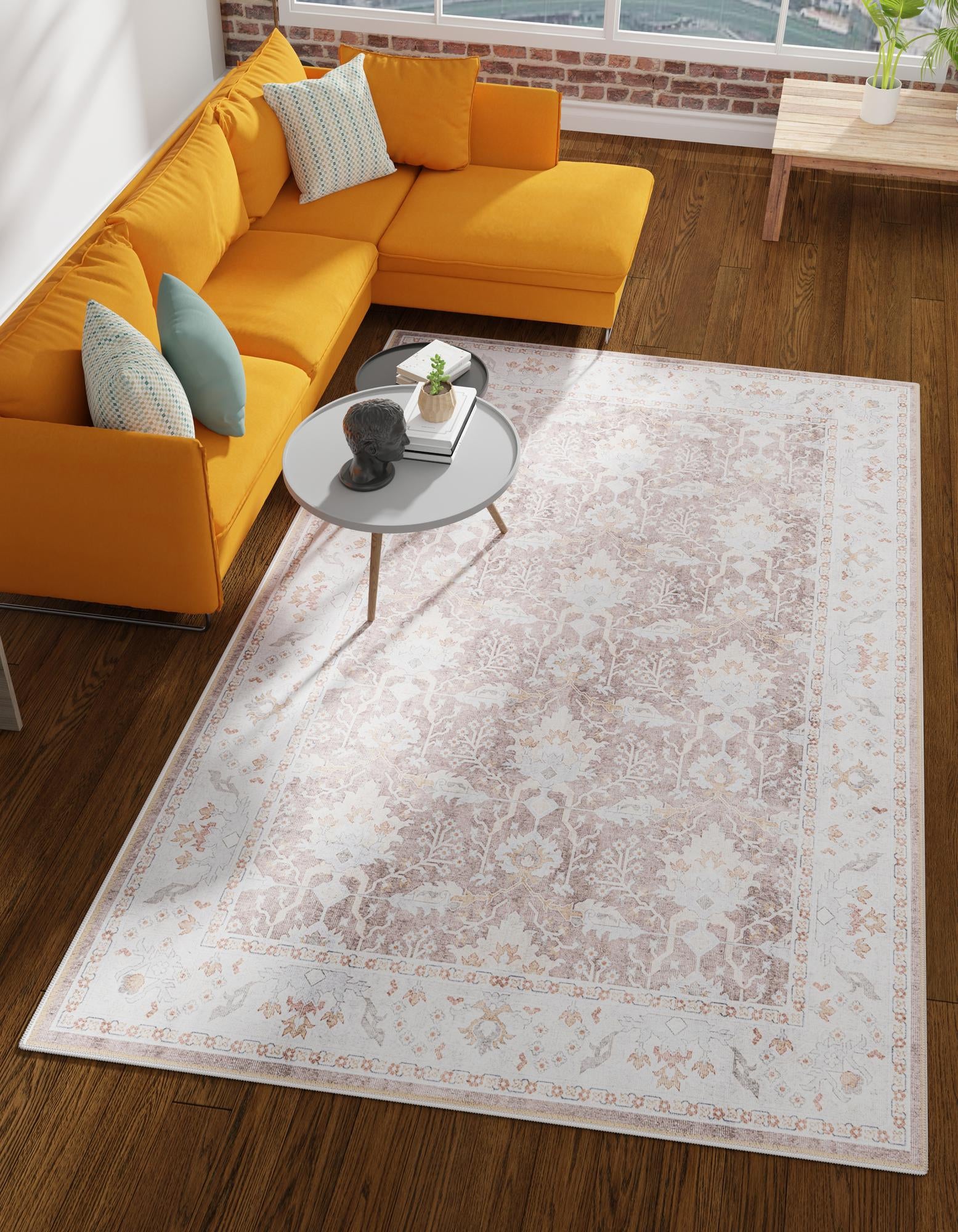 Almond Brown 9' 5 x 13' 1 Timeless Rug | Rugs.com
