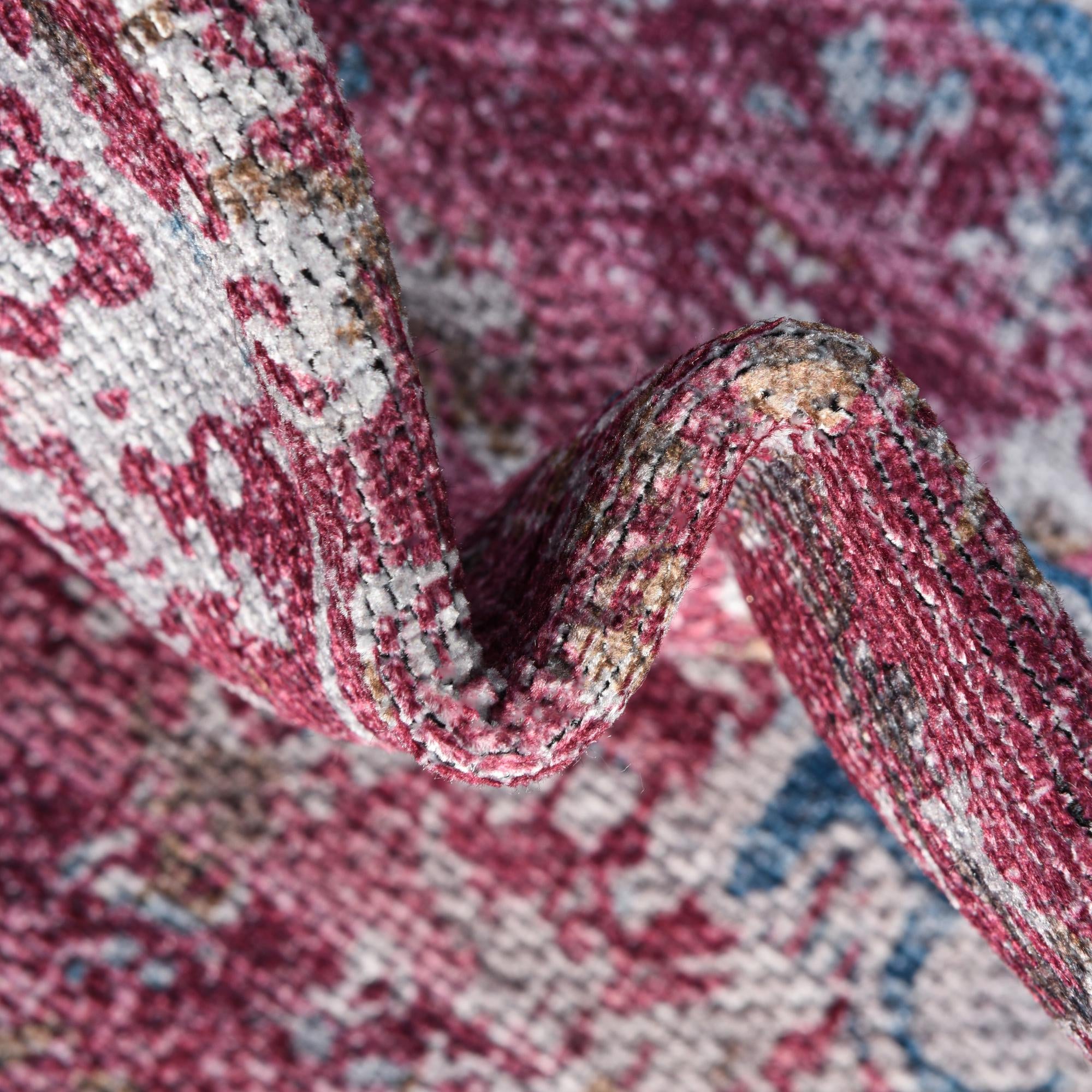 Antique Pink 2' x 8' Washable Francesca Runner Rug | Rugs.com
