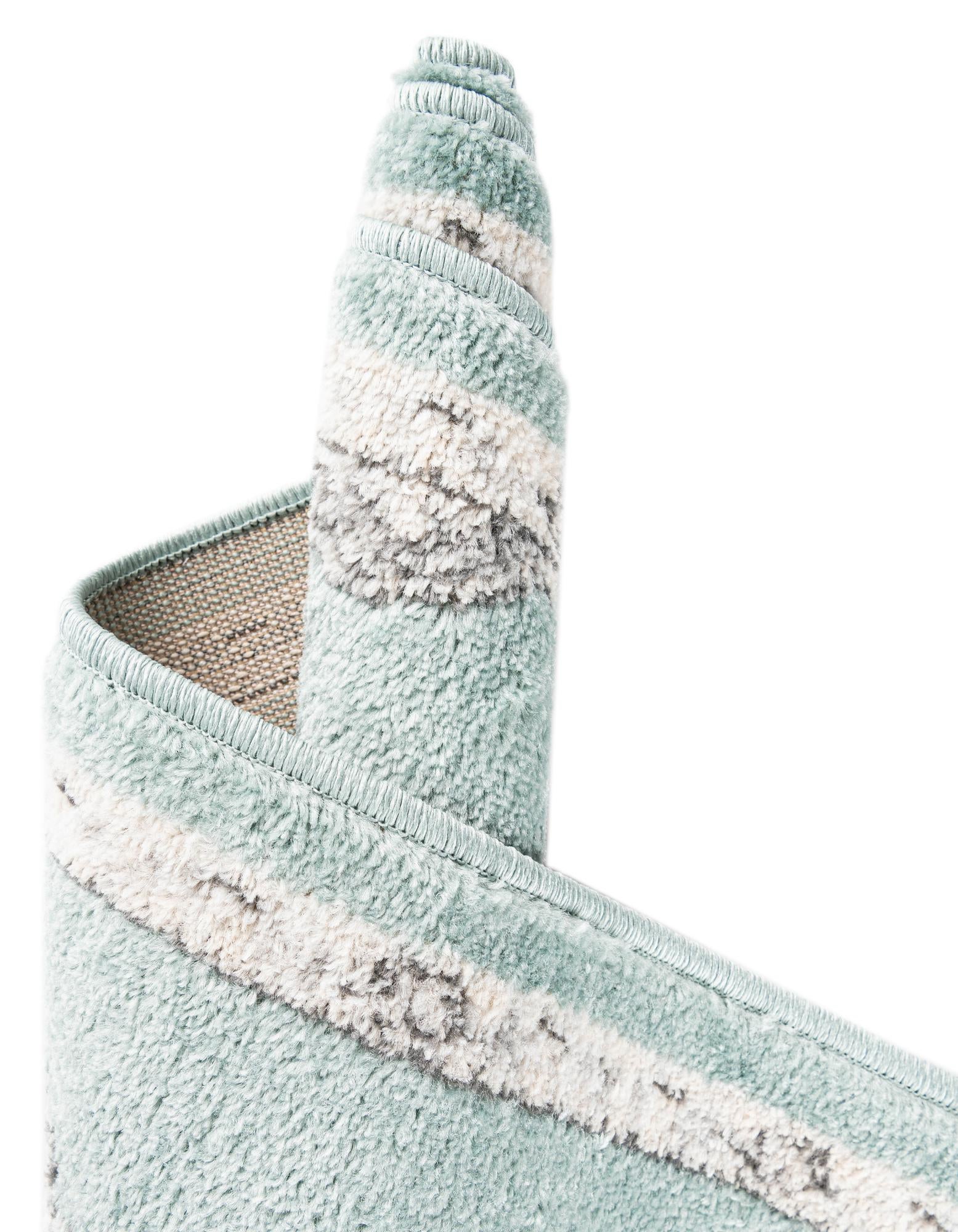 Aqua 5' x 8' Parker Oval Rug | Rugs.com