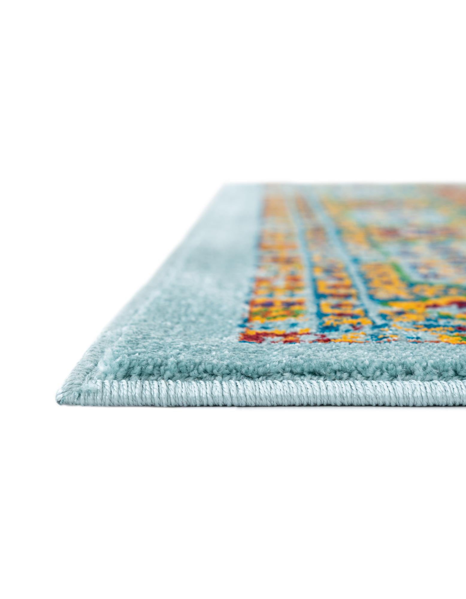 Aqua 4' x 6' Calypso Rug | Rugs.com