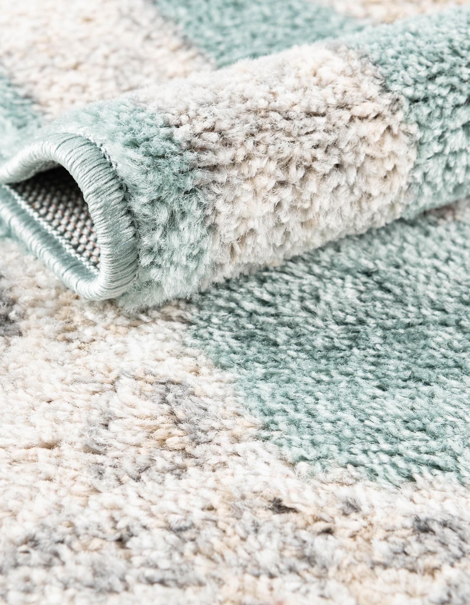 Aqua 7' 10 x 7' 10 Parker Square Rug | Rugs.com