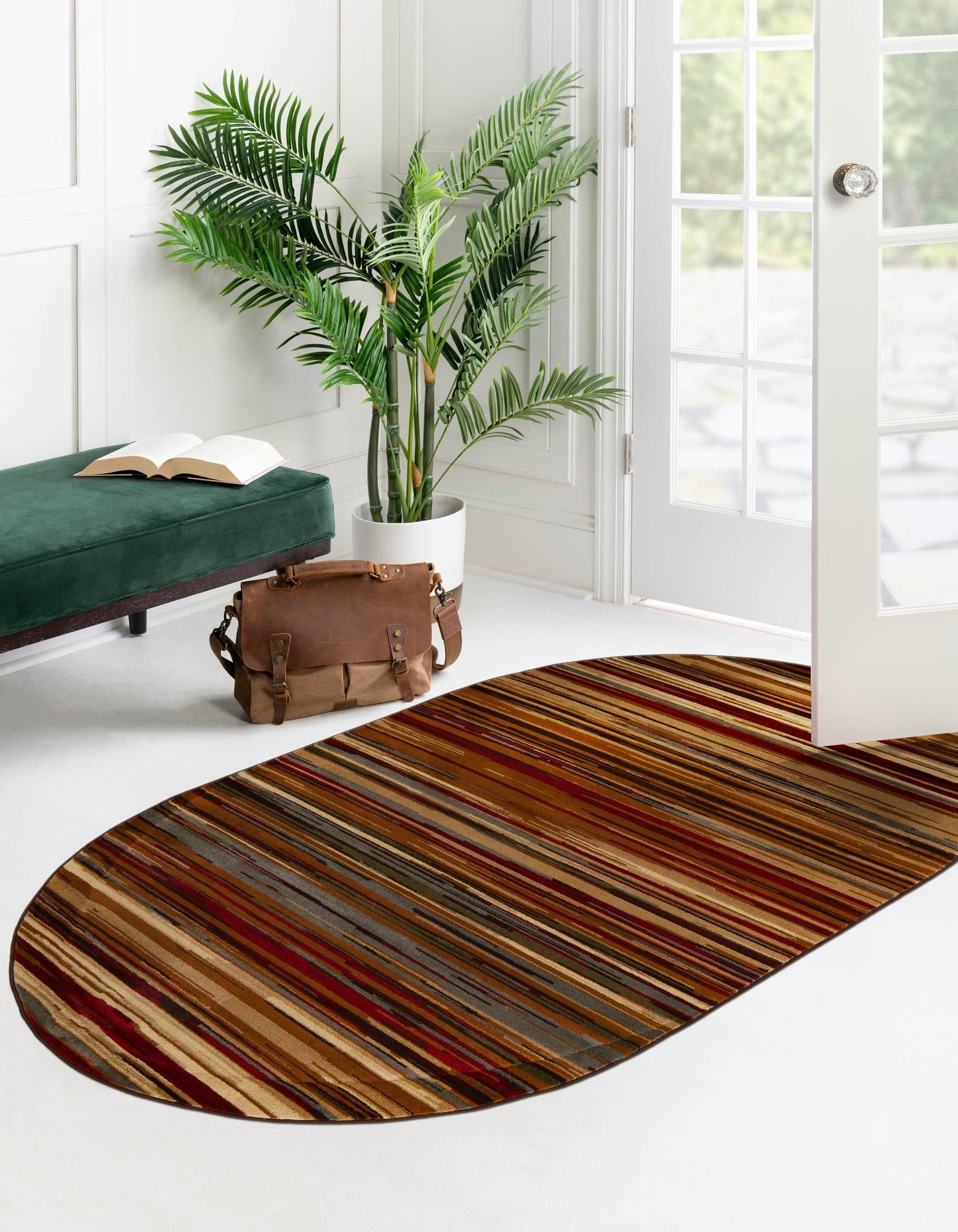 Beige 2' 2 x 3' Cafe Oval Rug | Rugs.com