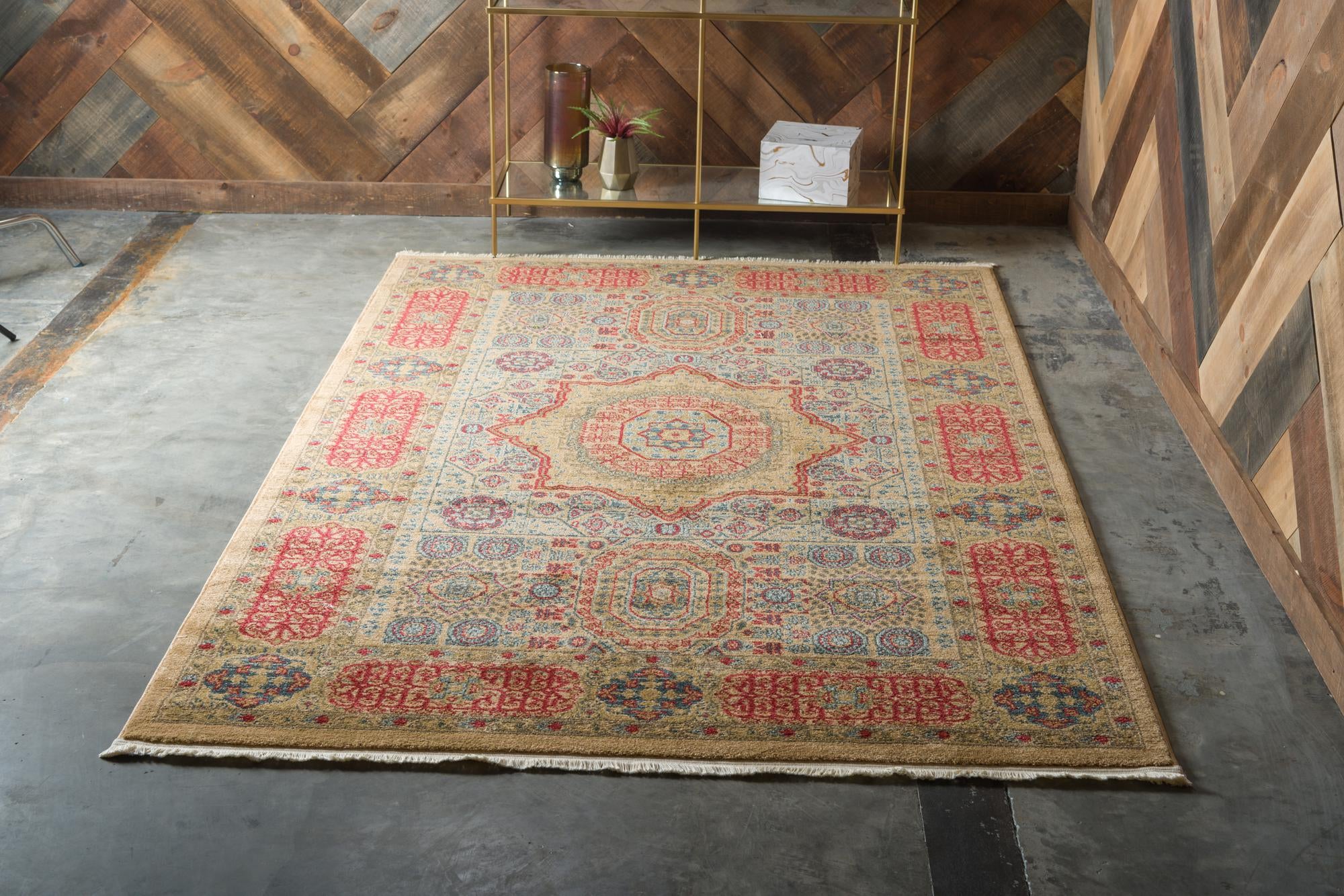 Beige 3' 3 x 5' 3 Amina Rug | Rugs.com