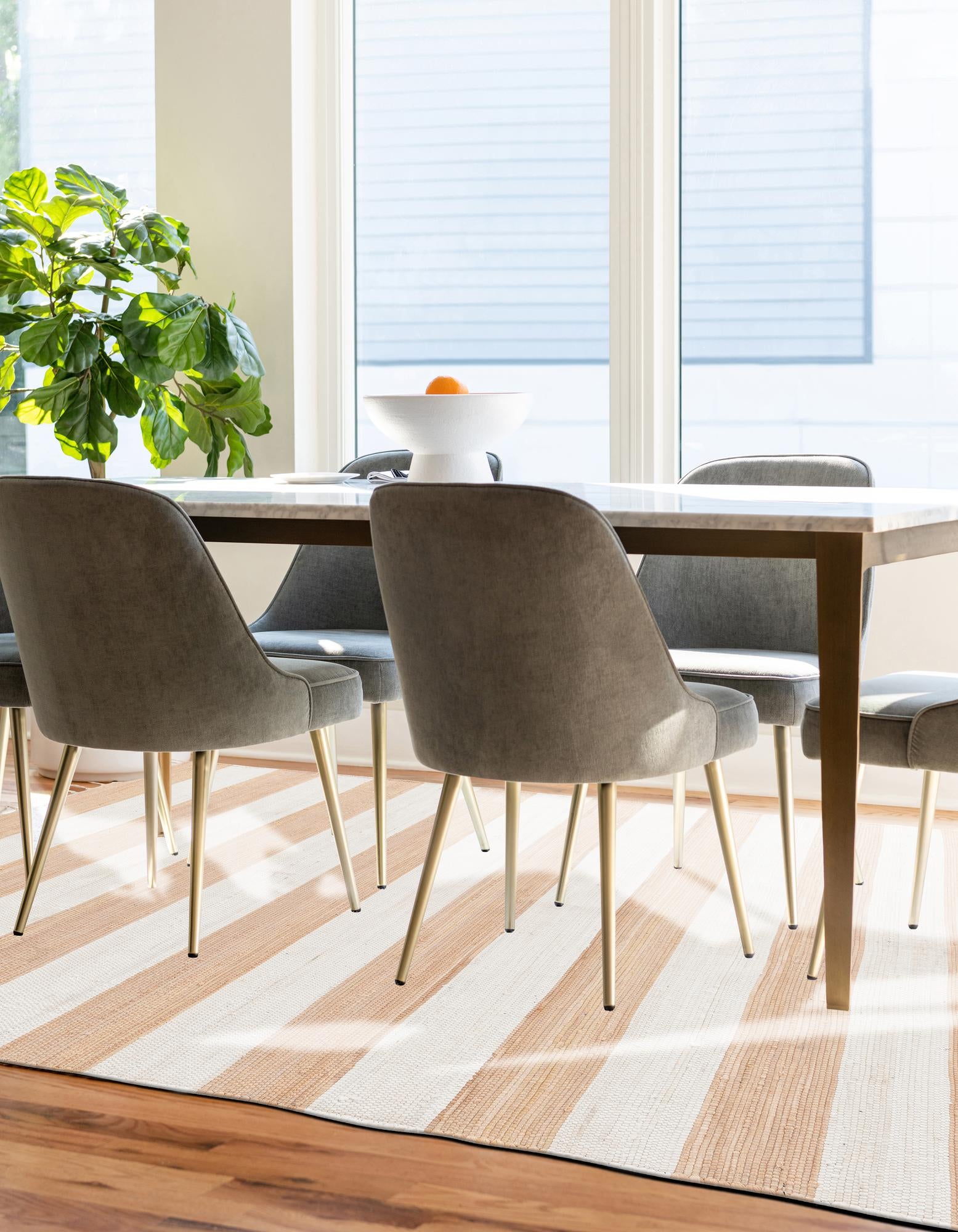 Beige 7' 1 x 10' Hand Woven Chindi Rag Rug | Rugs.com