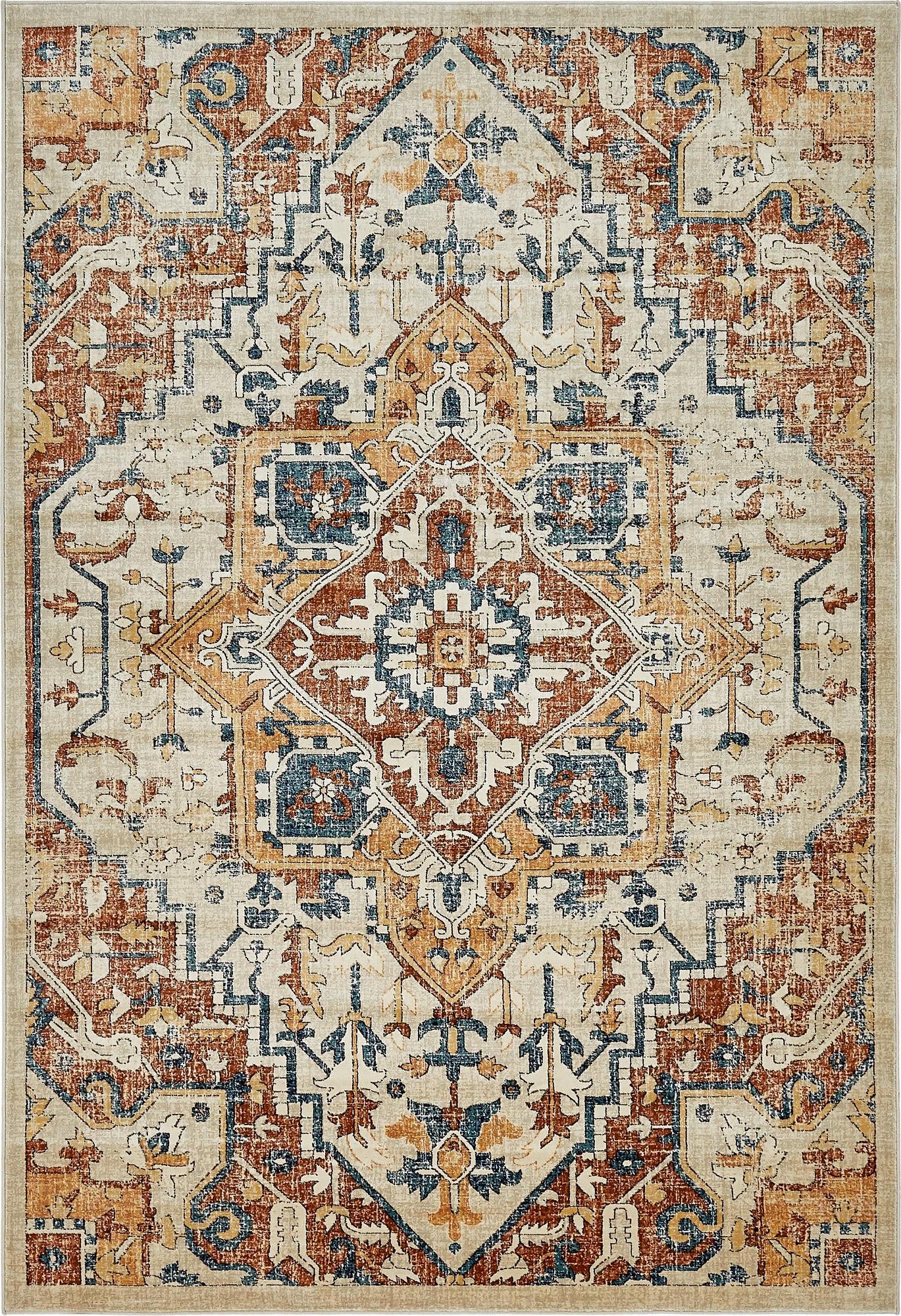 Beige 7' x 10' Dahlia Rug | Rugs.com