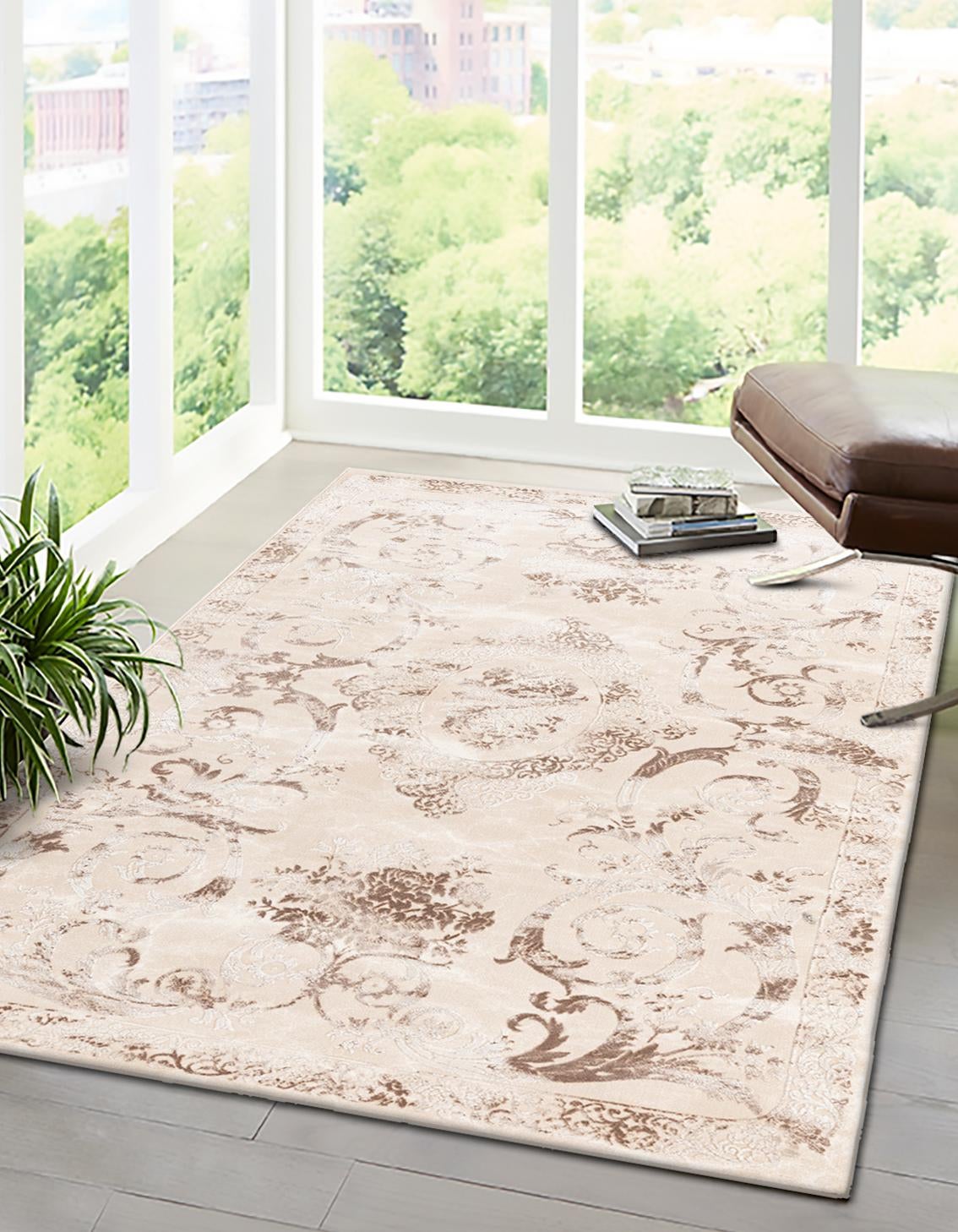 Beige 9' x 12' Finsbury Rug | Rugs.com
