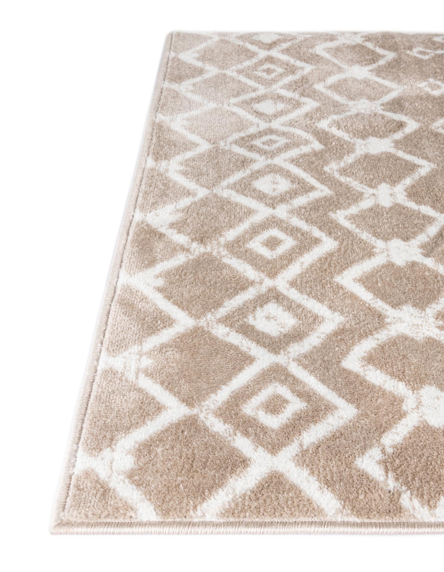 Beige 10' 8 x 16' 5 Kasbah Trellis Rug | Rugs.com