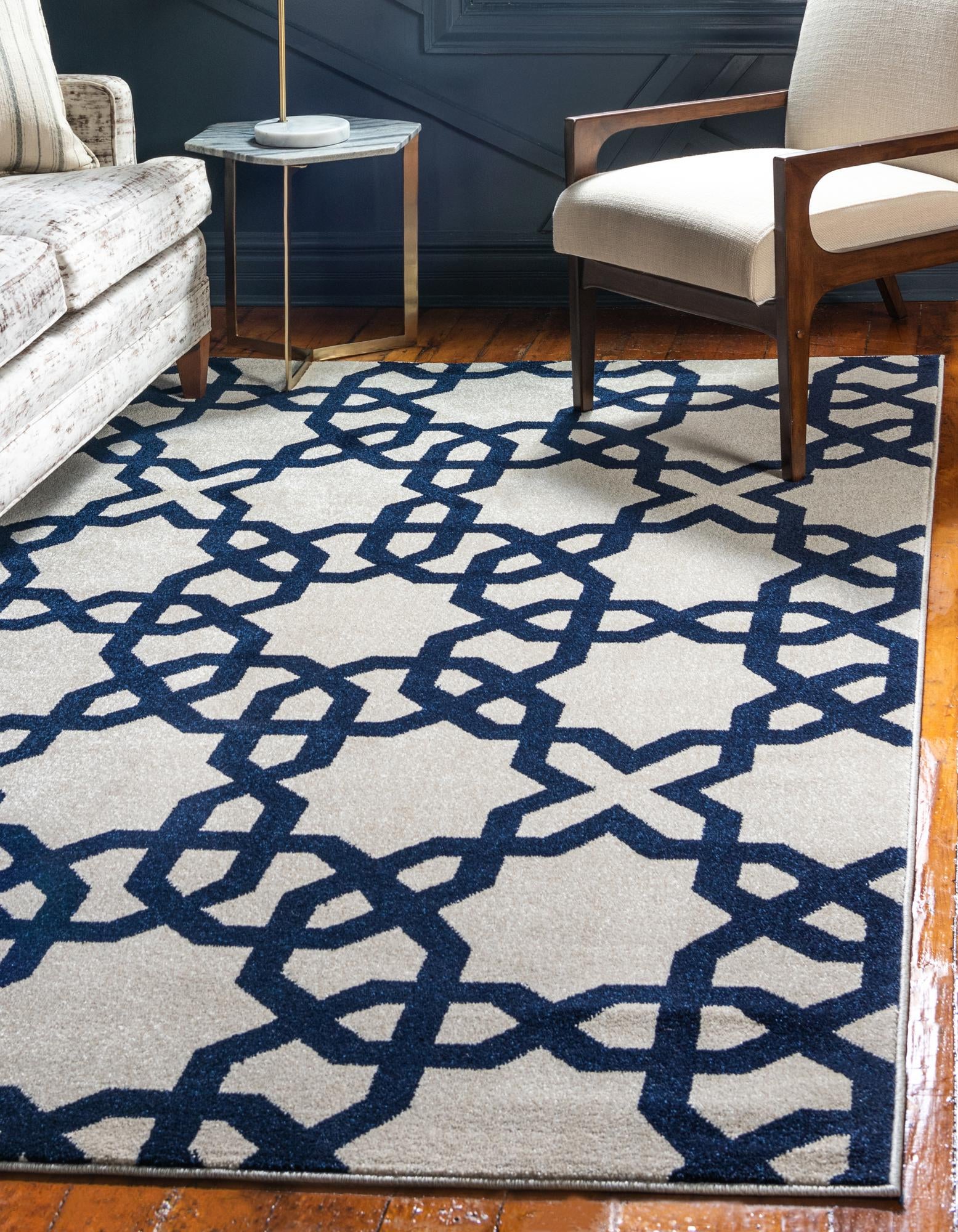 Beige 5' 3 x 8' Angelica Rug | Rugs.com