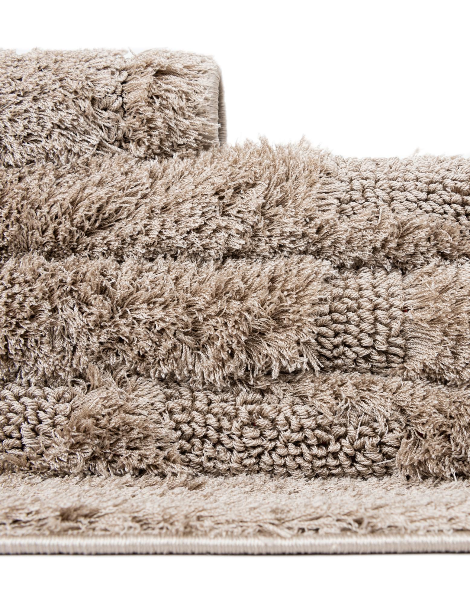 Beige 8' x 10' Lattice Shag Rug | Rugs.com