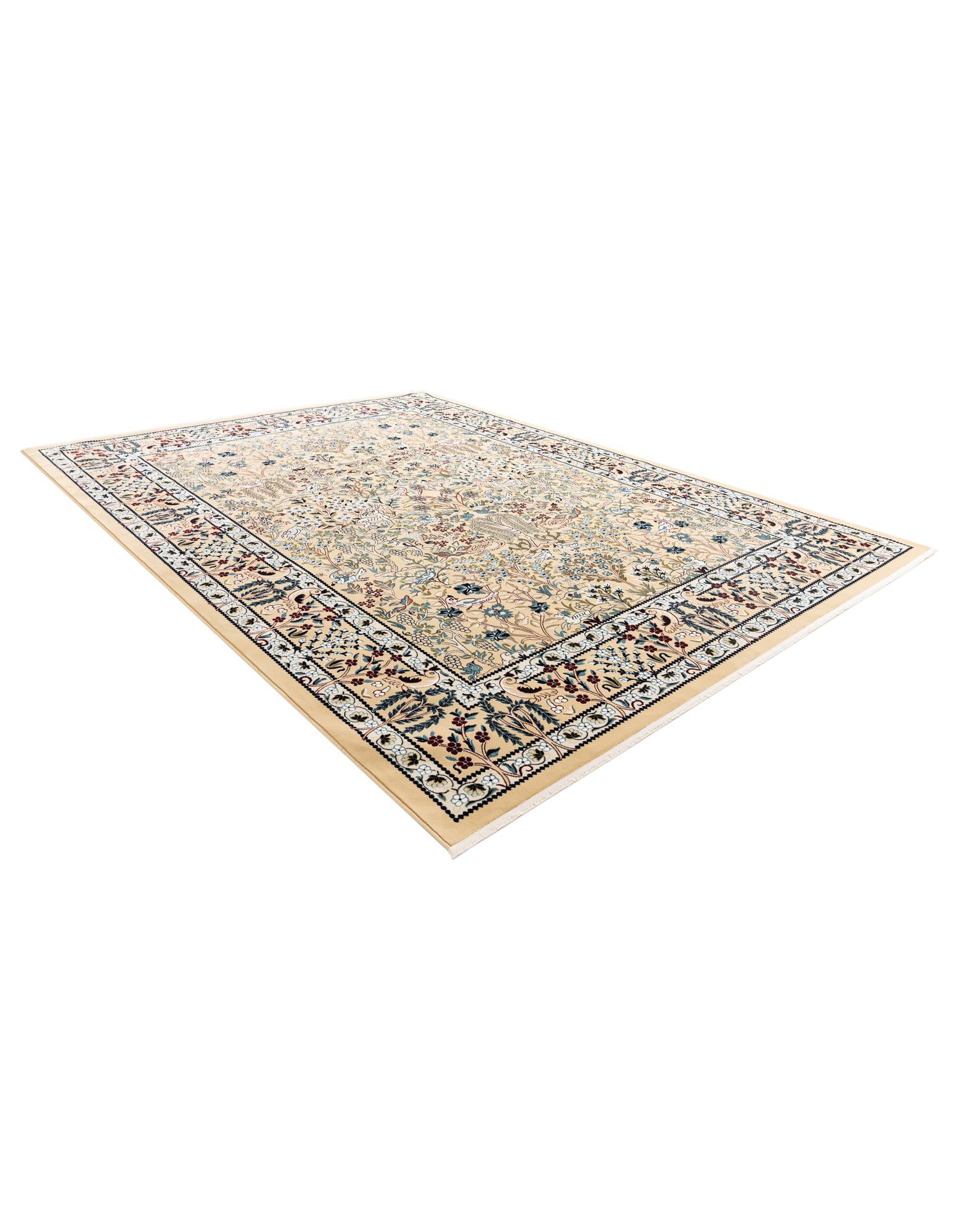 Beige 10' x 13' Nain Design Rug | Rugs.com