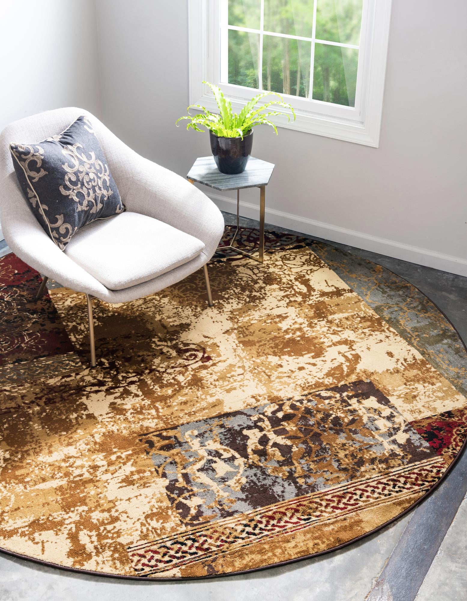 Beige 2' 2 x 6' Cafe Runner Rug | Rugs.com