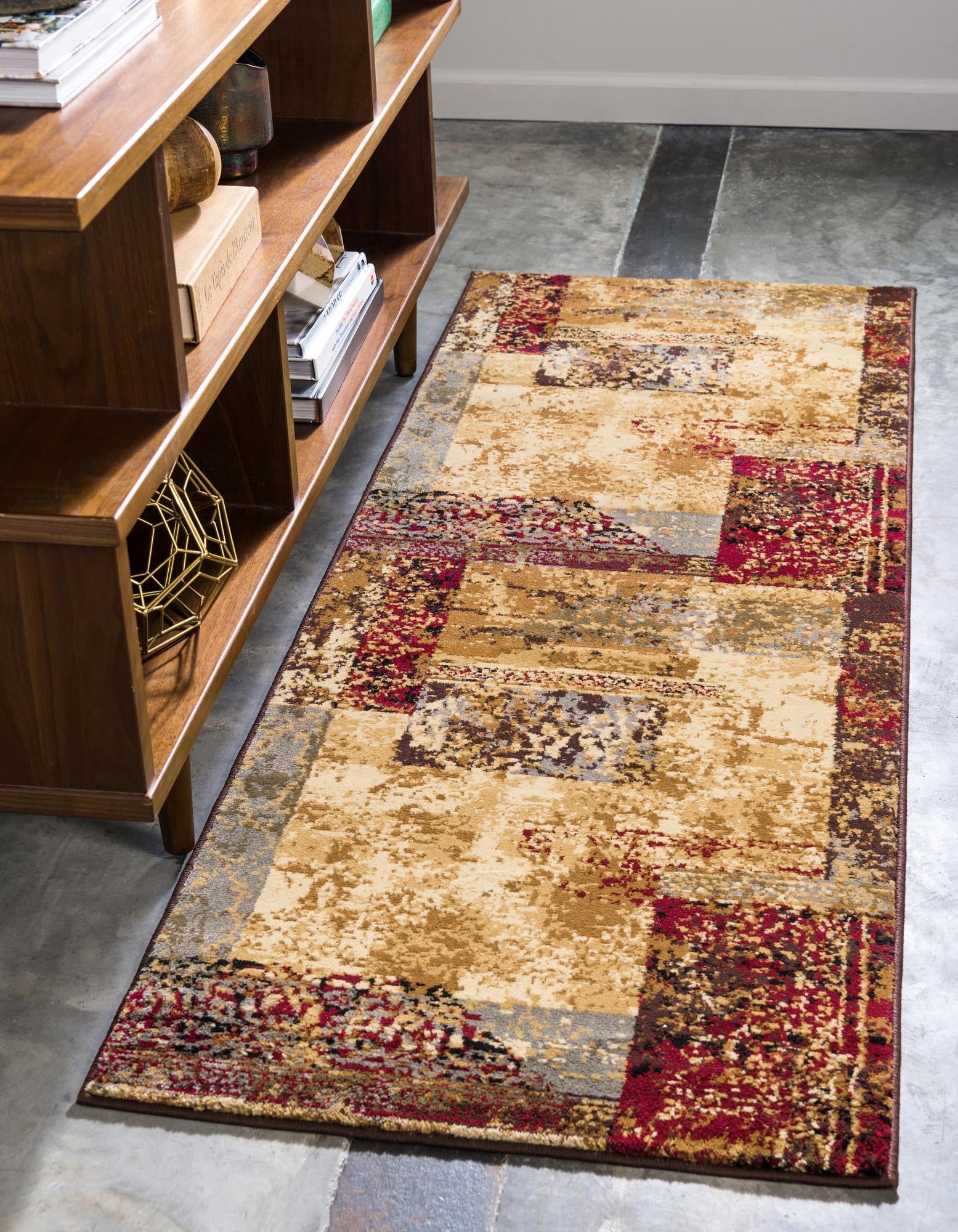 Beige 2' 2 x 6' Cafe Runner Rug | Rugs.com