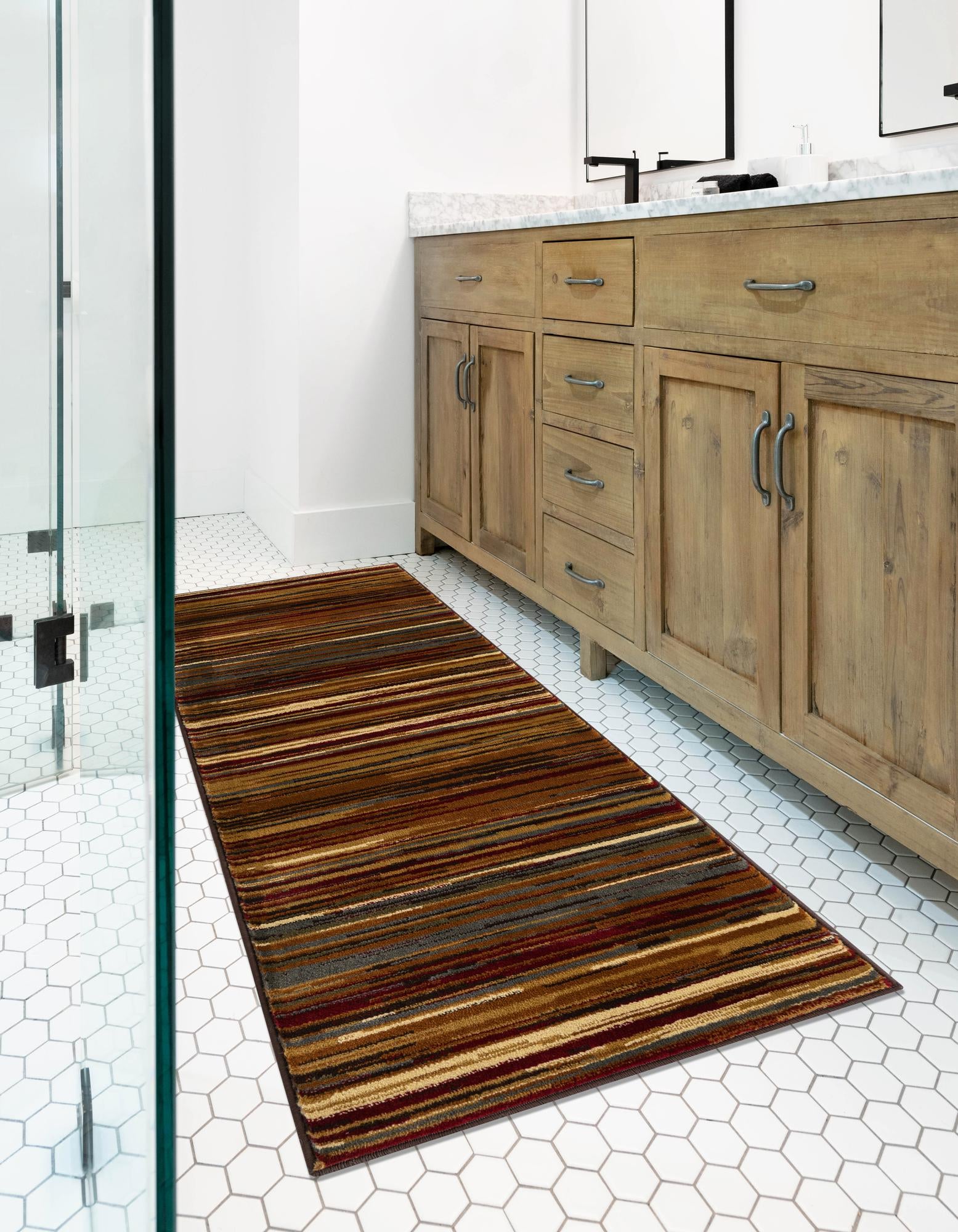 Beige 2' 7 x 12' Cafe Runner Rug | Rugs.com