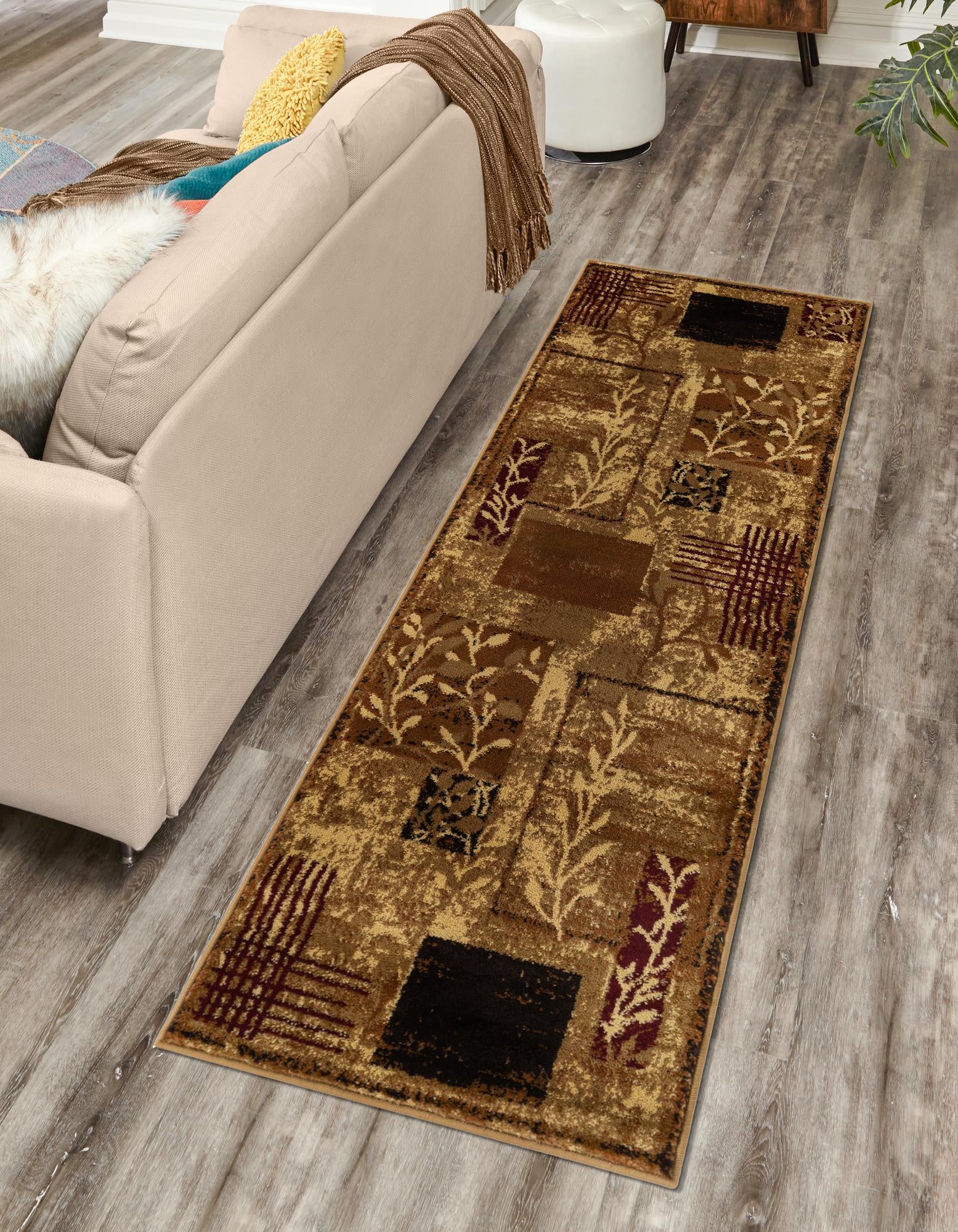 Beige 2' x 6' Cafe Runner Rug | Rugs.com