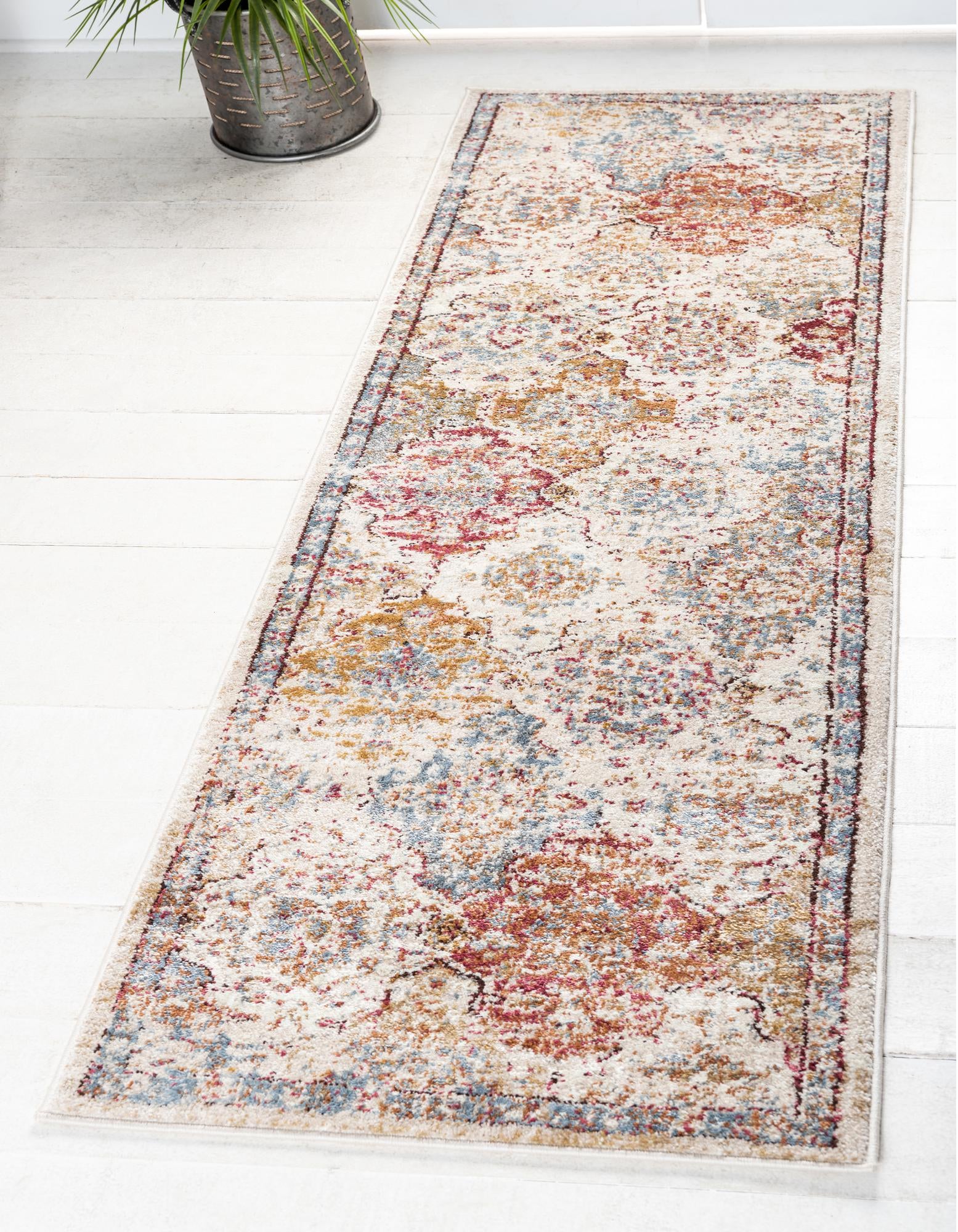 Multicolor 2' 7 x 10' Mojave Runner Rug | Rugs.com