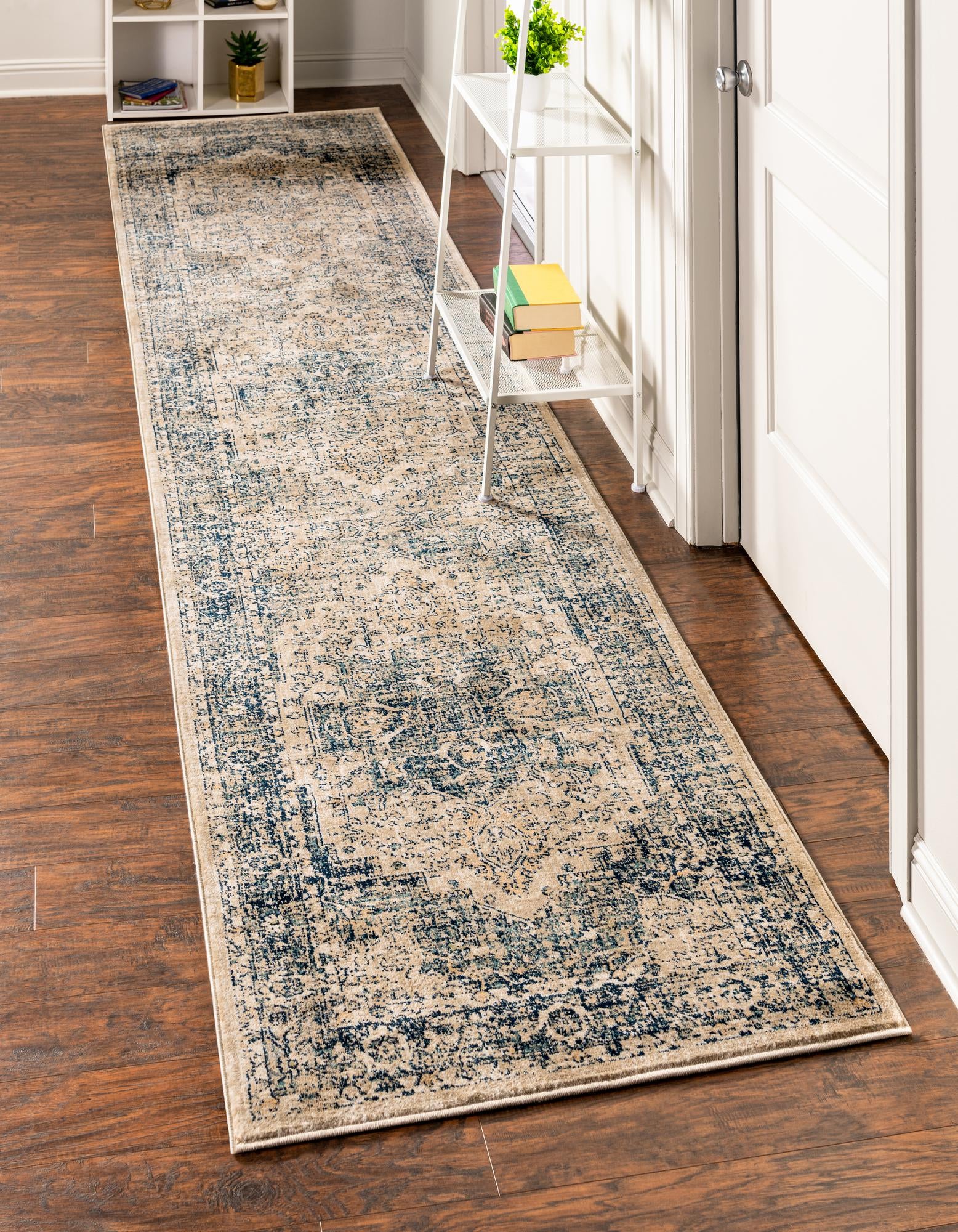 Cream 3' x 13' Eliza Runner Rug | Rugs.com