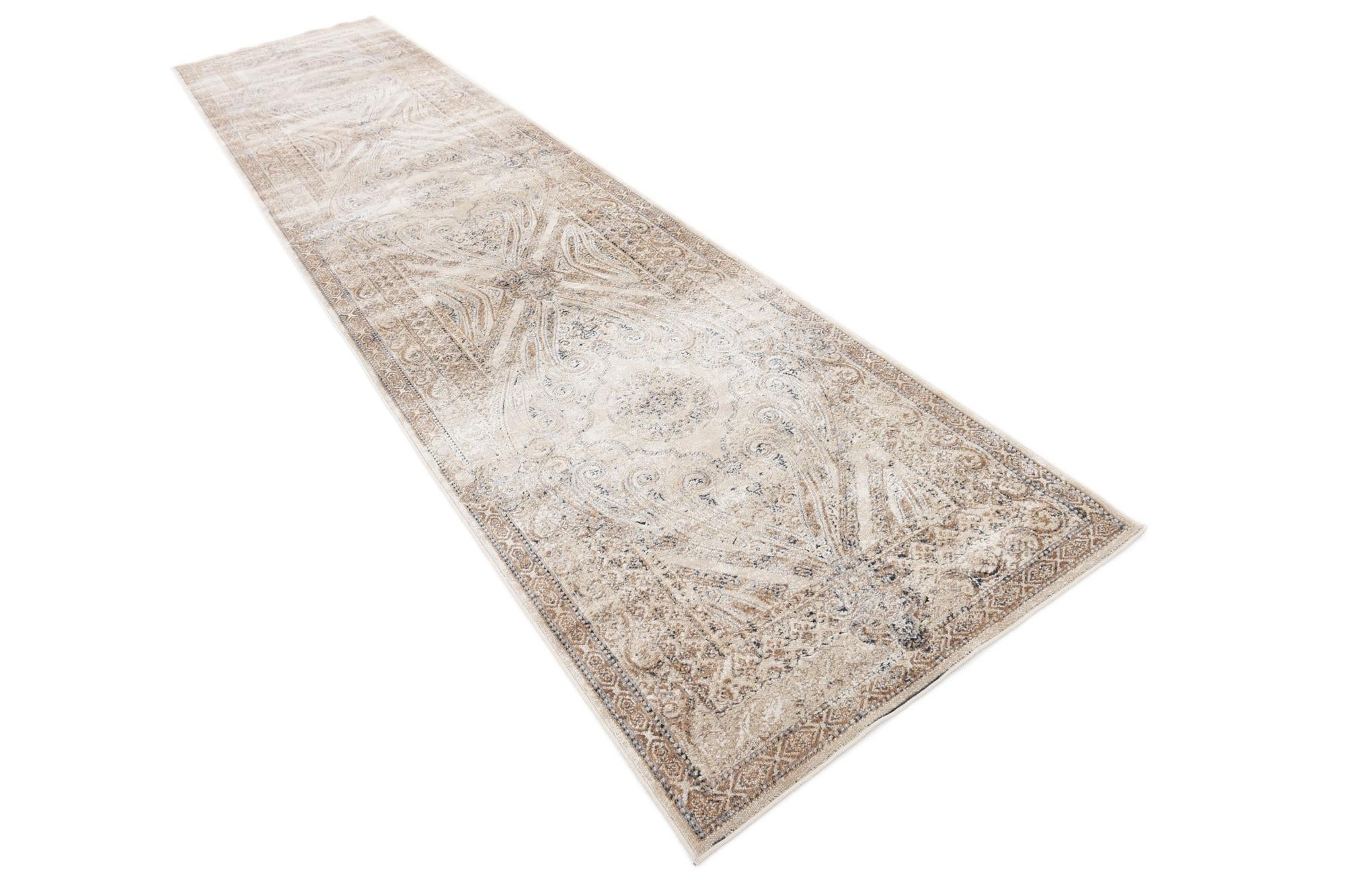 Beige 3' x 13' Eliza Runner Rug | Rugs.com