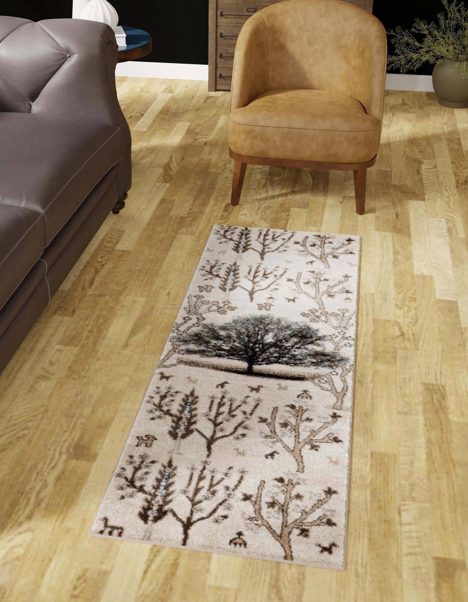 Beige 2' 7 x 10' Laguna Runner Rug | Rugs.com