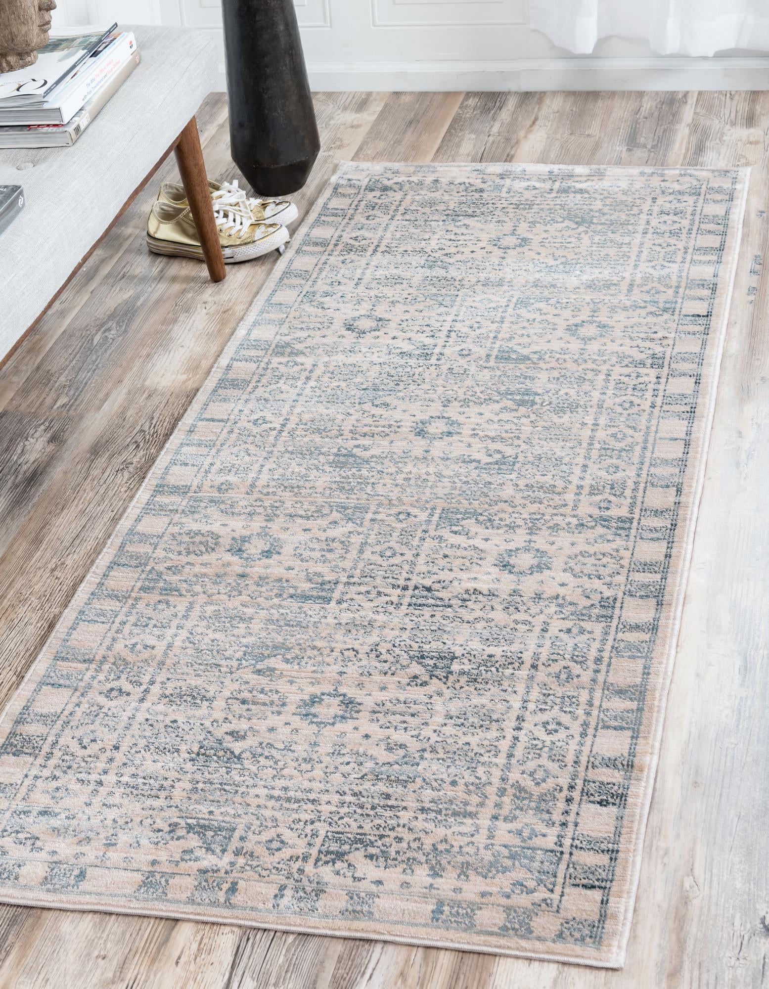 Gray 2' 7 x 10' Charleston Runner Rug | Rugs.com
