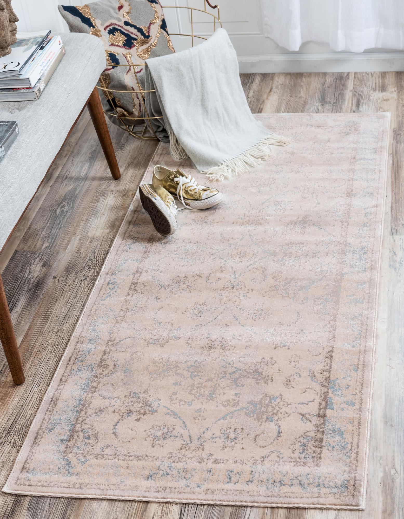 Beige 2' 7 x 6' Victoria Runner Rug | Rugs.com
