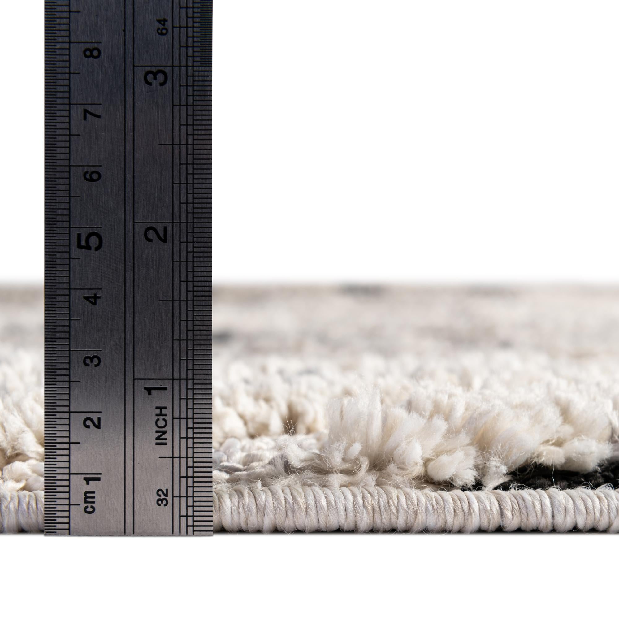 Black and White 7' 10 x 10' Cherokee Rug | Rugs.com