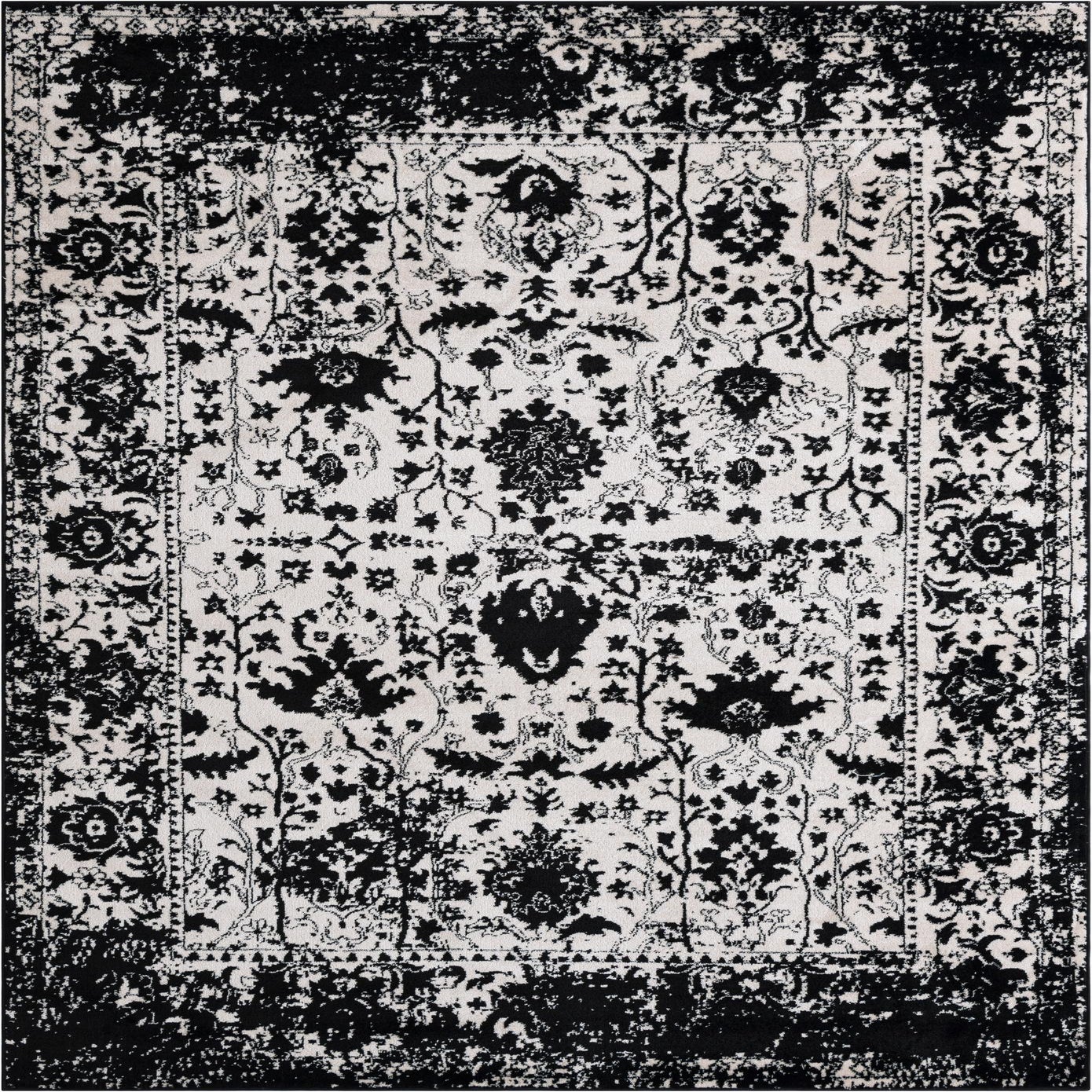 Black and White 7' x 10' Oregon Rug | Rugs.com