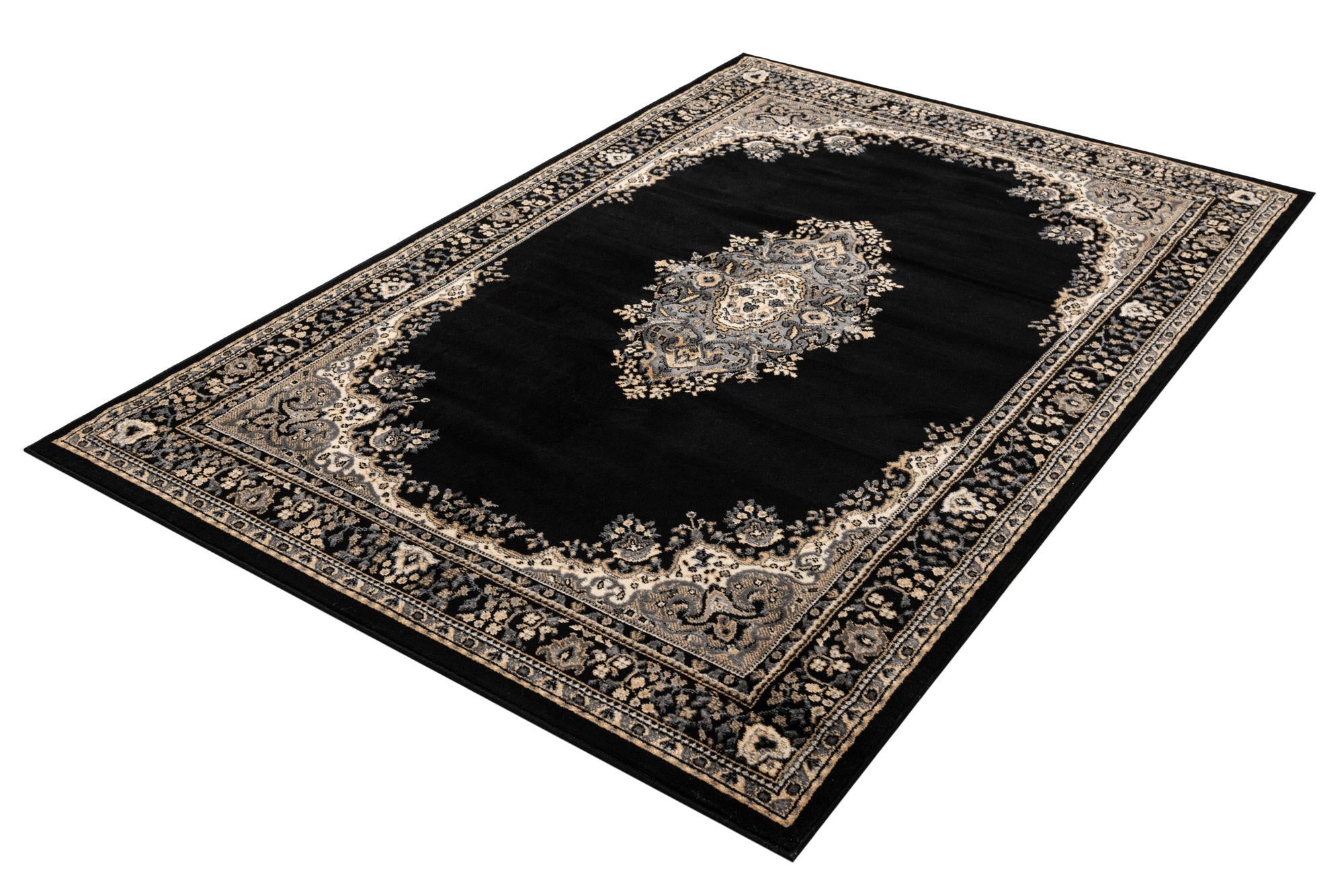 Black 5' 3 x 8' Amaya Rug | Rugs.com