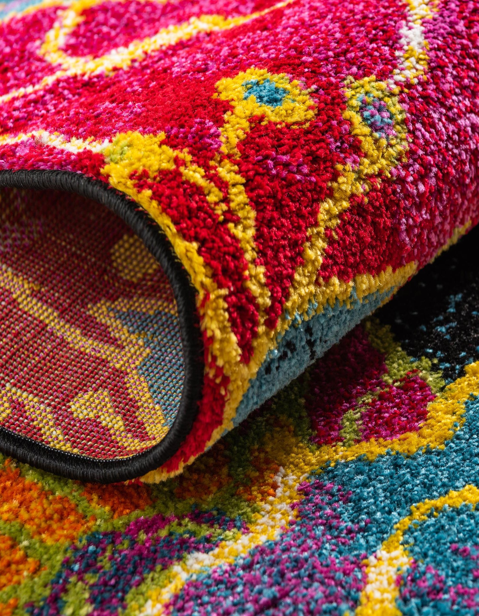 Black 5' x 8' Tuscany Rug | Rugs.com