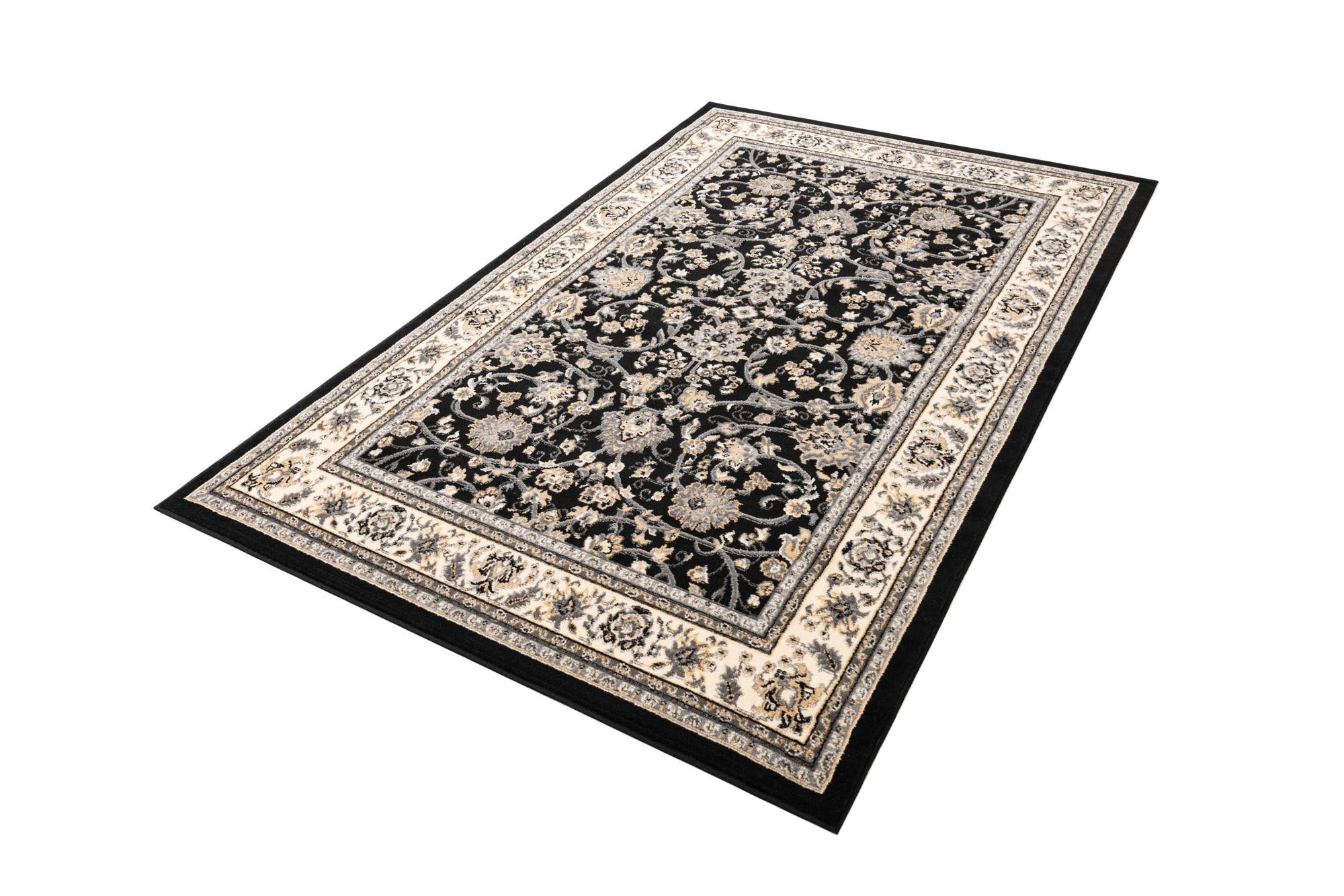 Black 5' 3 x 8' Yasmin Rug | Rugs.com