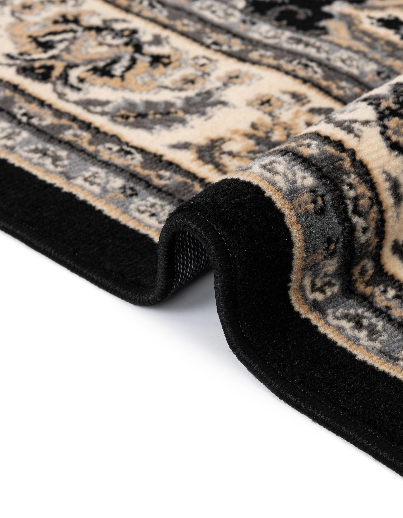 Black 9' x 12' Yasmin Rug | Rugs.com