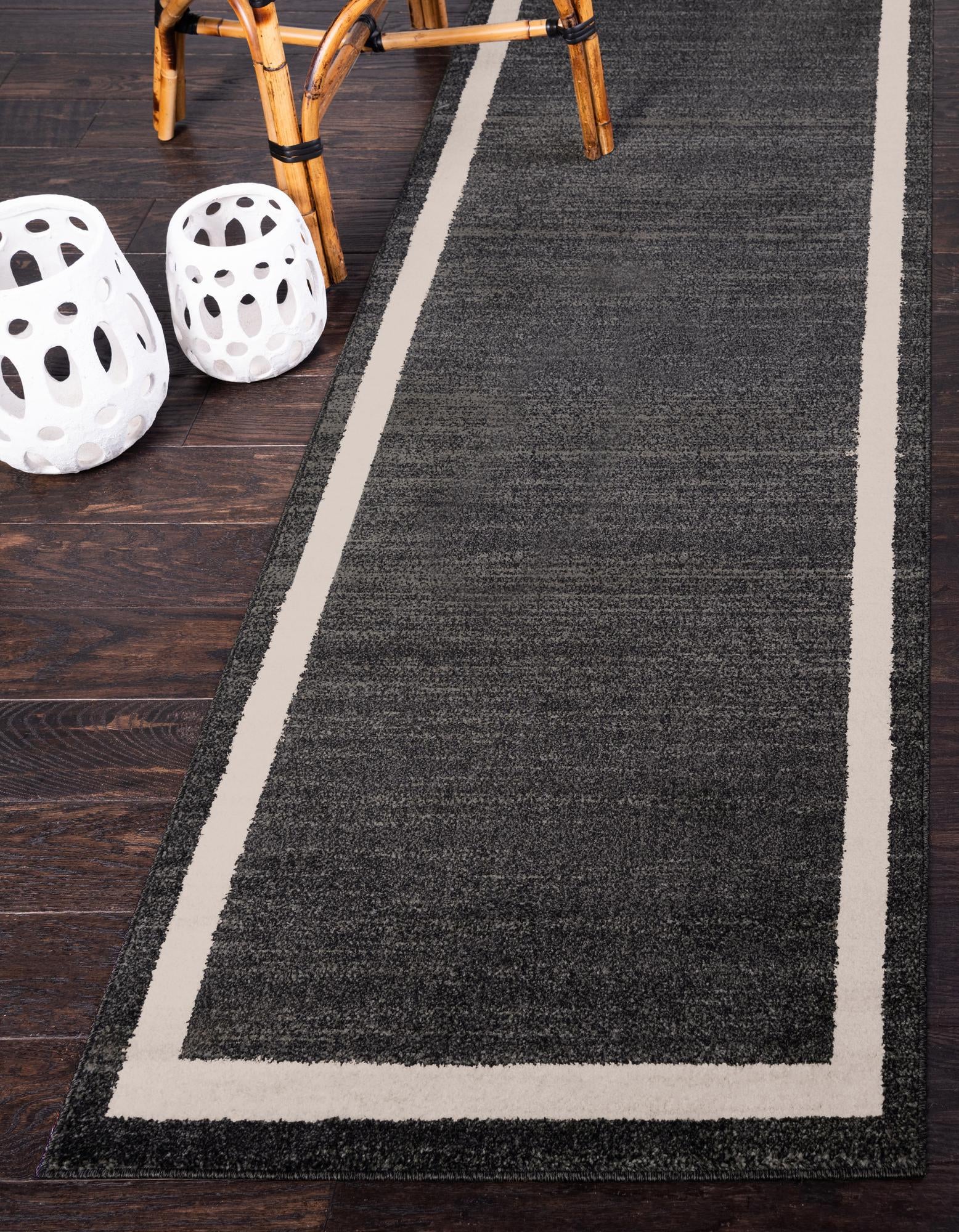 Black 2' 9 x 9' 10 SoHo Runner Rug | Rugs.com