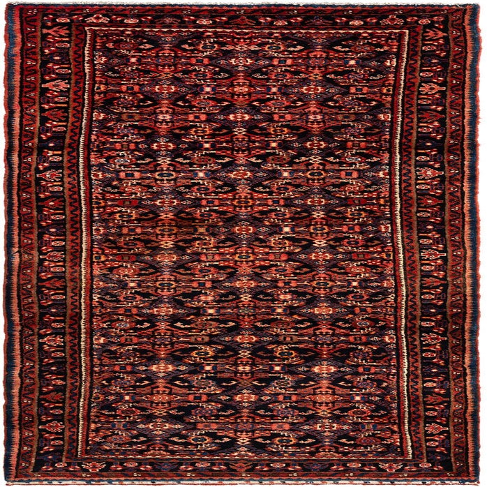 Black 3' 7 x 10' 3 Arak Wool Runner Rug | Rugs.com