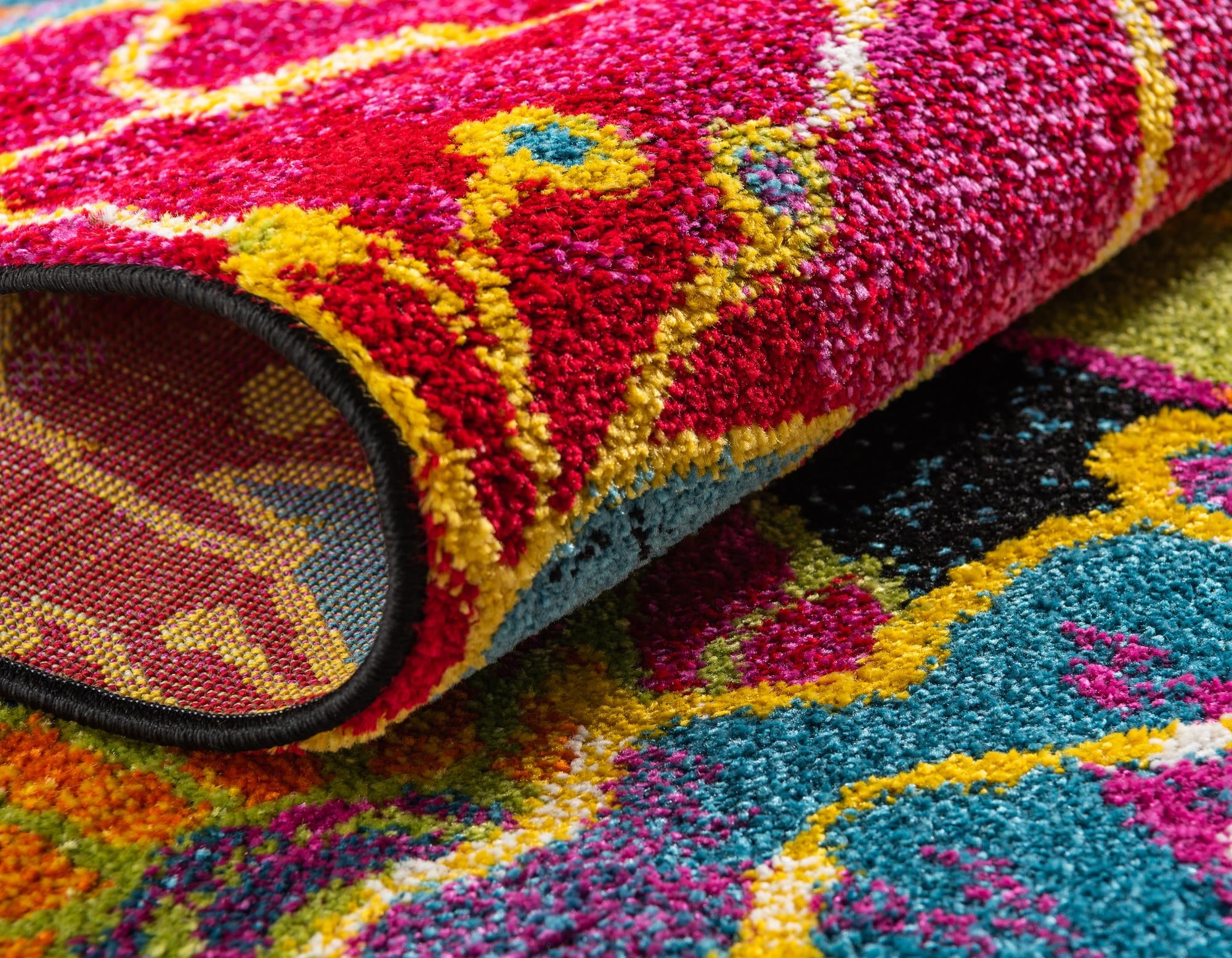 Black 2' x 6' Tuscany Runner Rug | Rugs.com