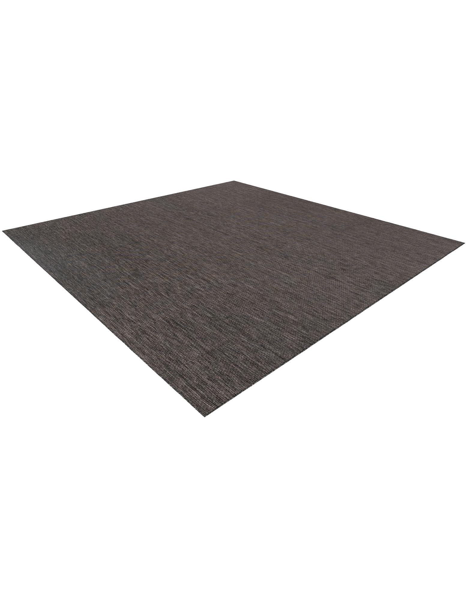 Black 12' x 12' Solid Indoor / Outdoor Square Rug | Rugs.com