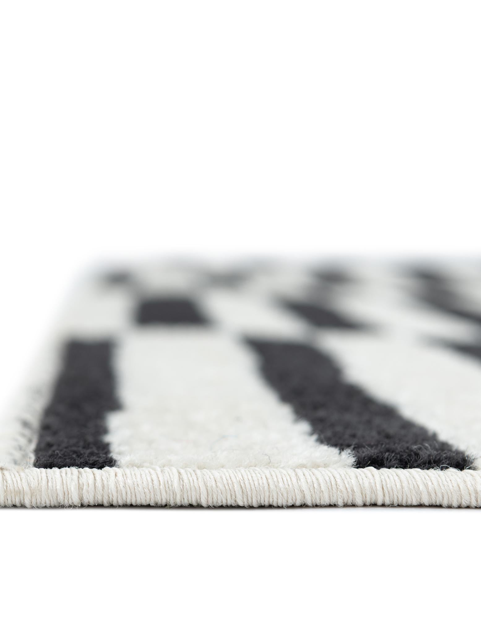 Black 7' 10 x 7' 10 SoHo Square Rug | Rugs.com