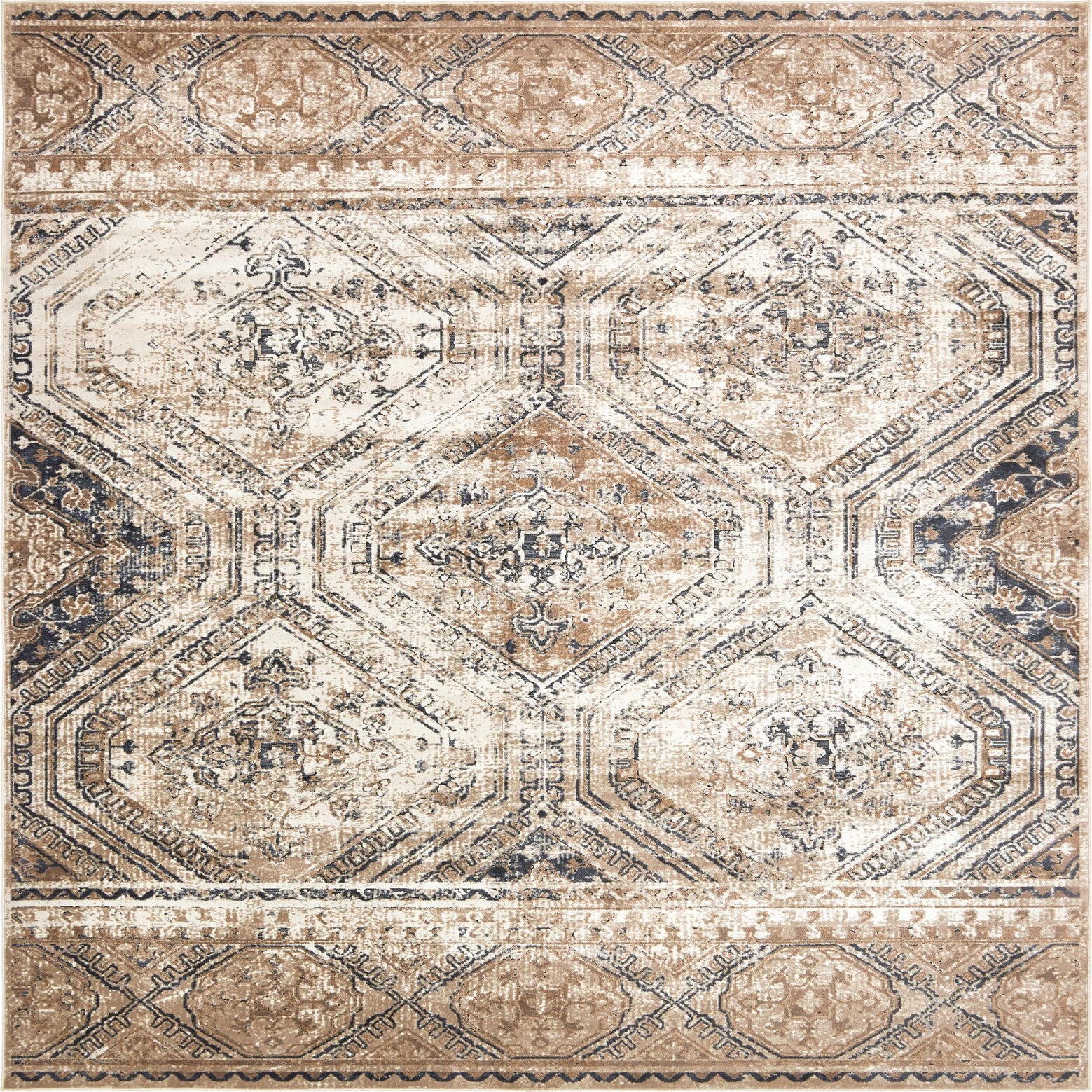 Blue Beige 8' x 10' Eliza Rug | Rugs.com