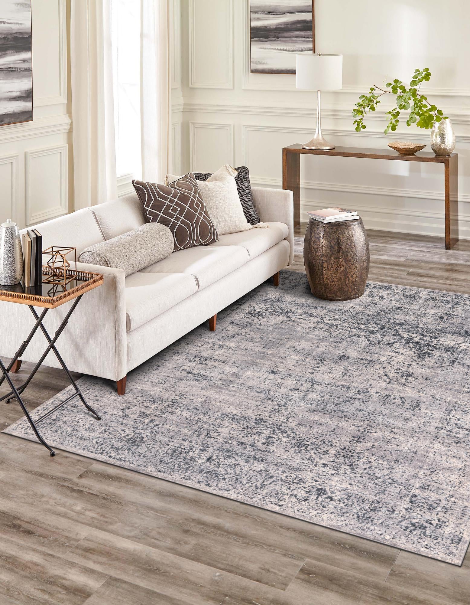 Blue Gray 9' x 12' 2 Eliza Rug | Rugs.com