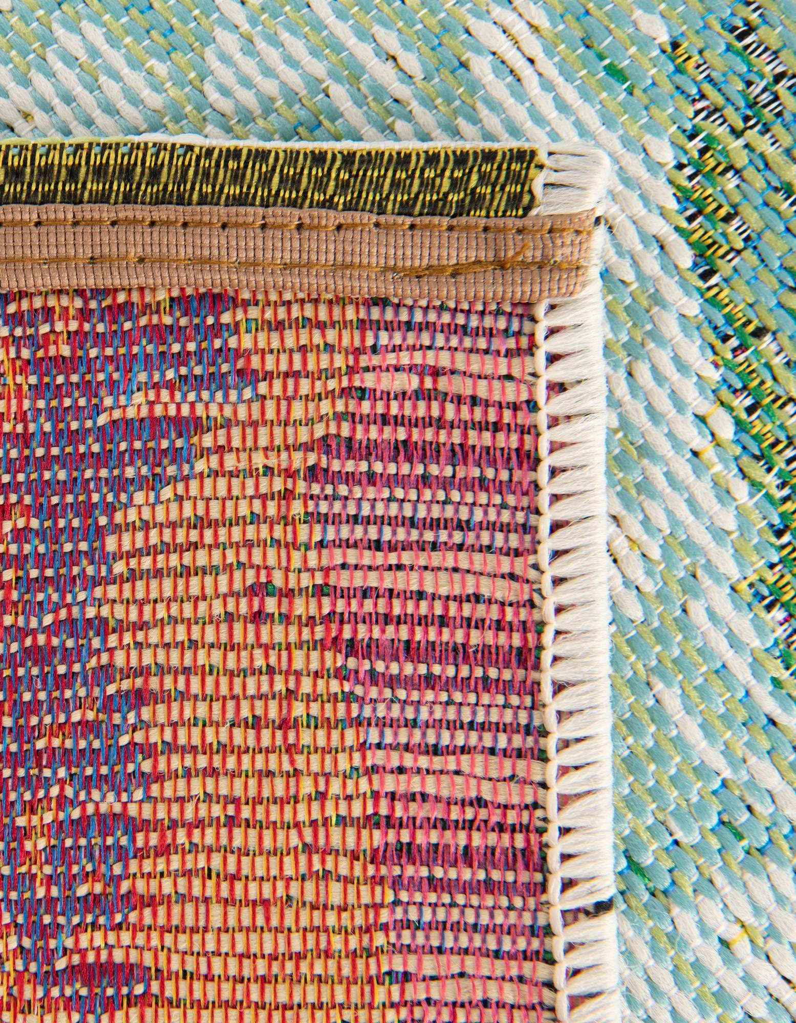 Blue Green 10' x 14' 2 Botanical Indoor / Outdoor Rug | Rugs.com