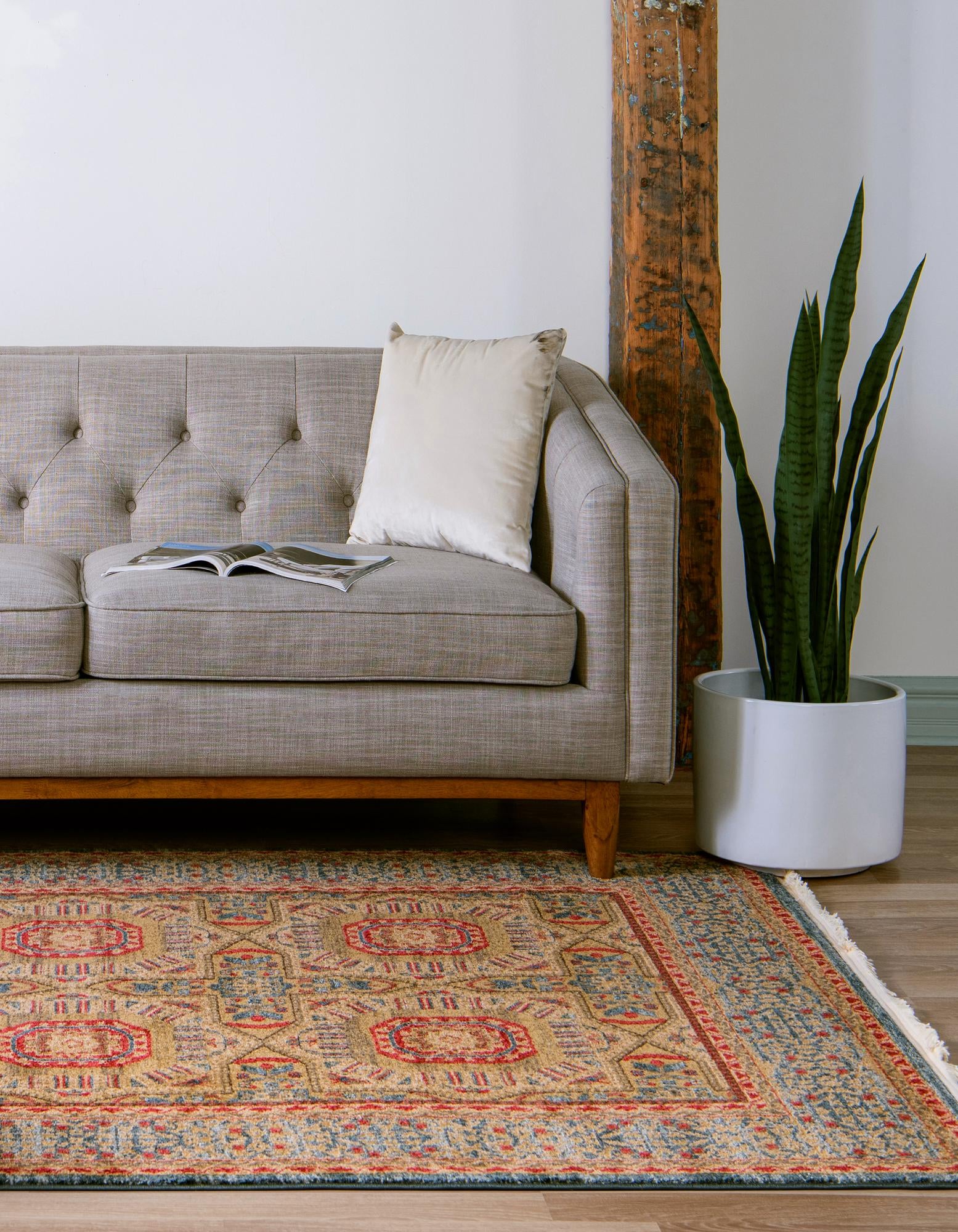 Blue 9' x 12' 2 Amina Rug | Rugs.com