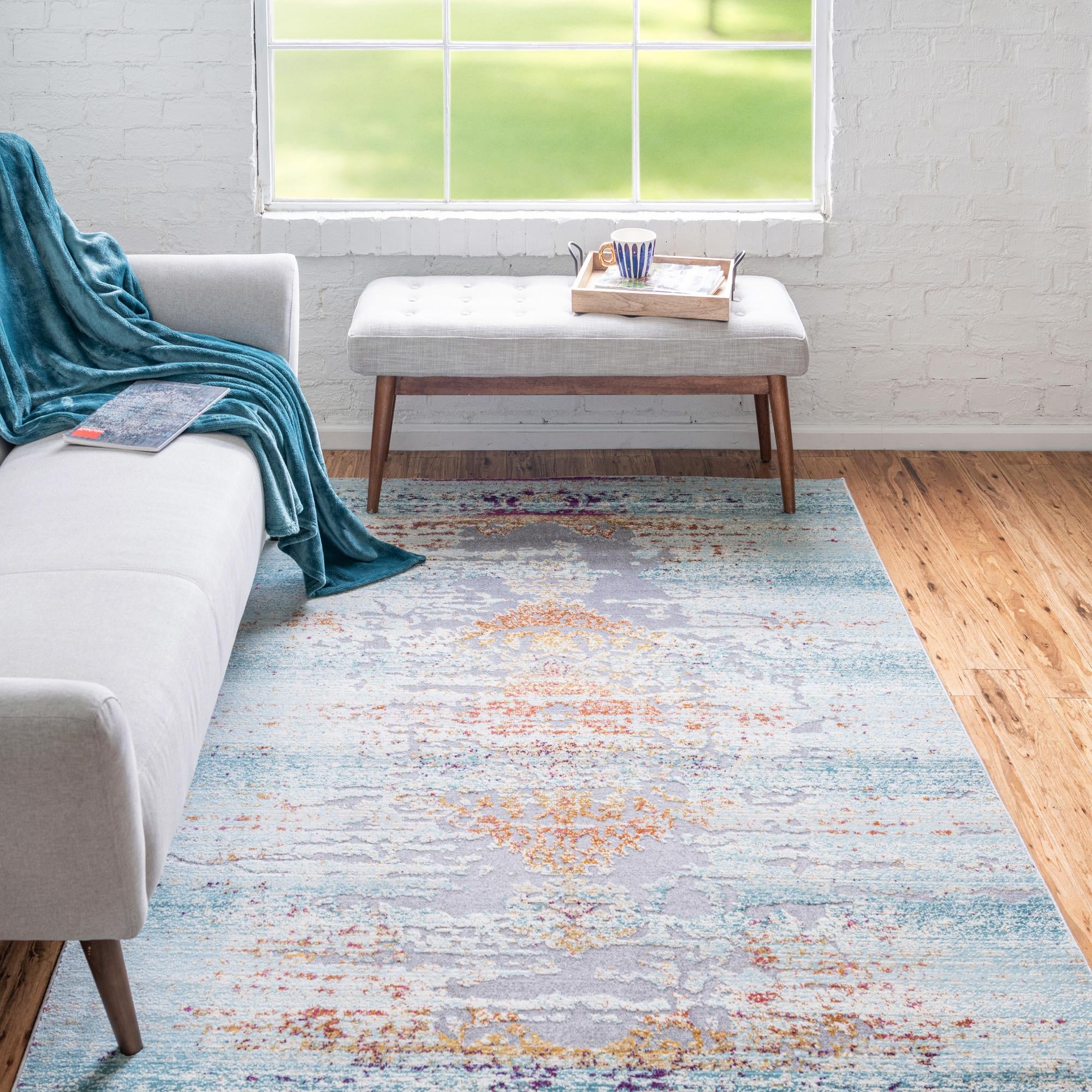 Blue 5' x 7' 10 Budapest Rug | Rugs.com