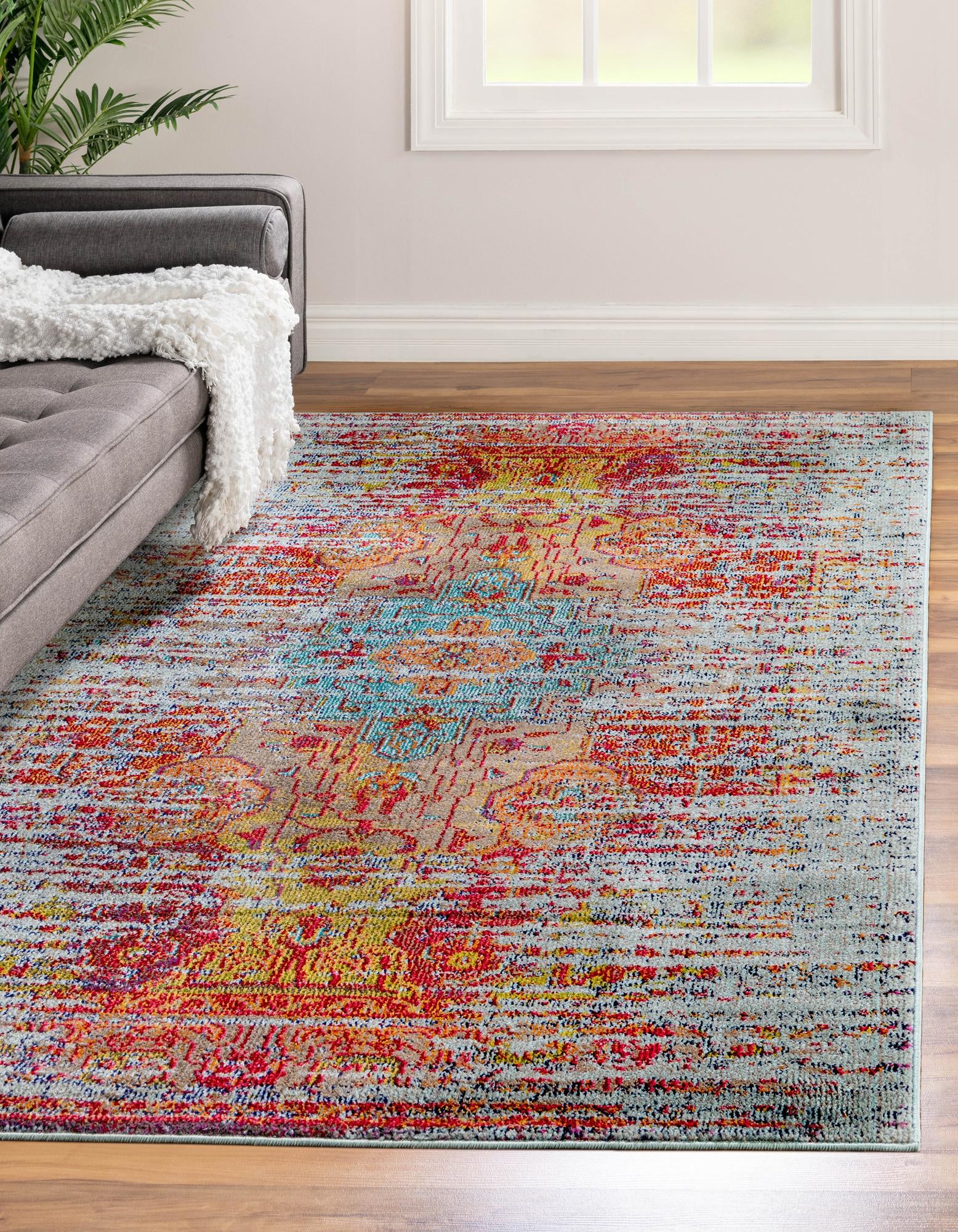 Multicolor 8' x 10' Theia Rug | Rugs.com