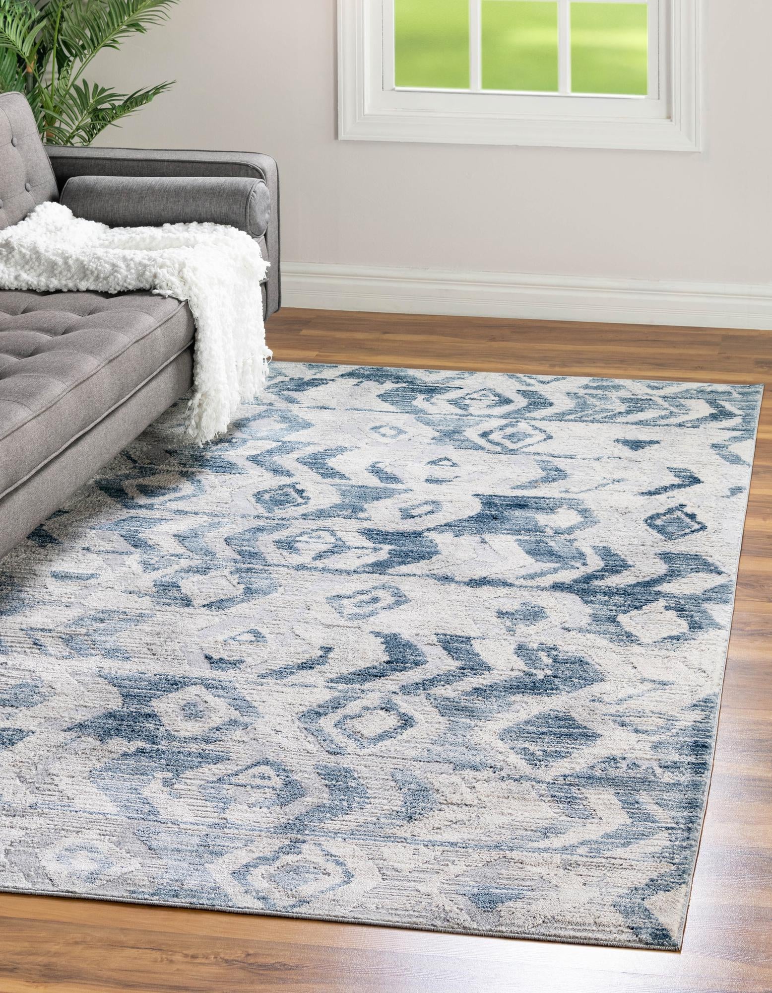 Blue 8' x 10' Caspian Rug | Rugs.com