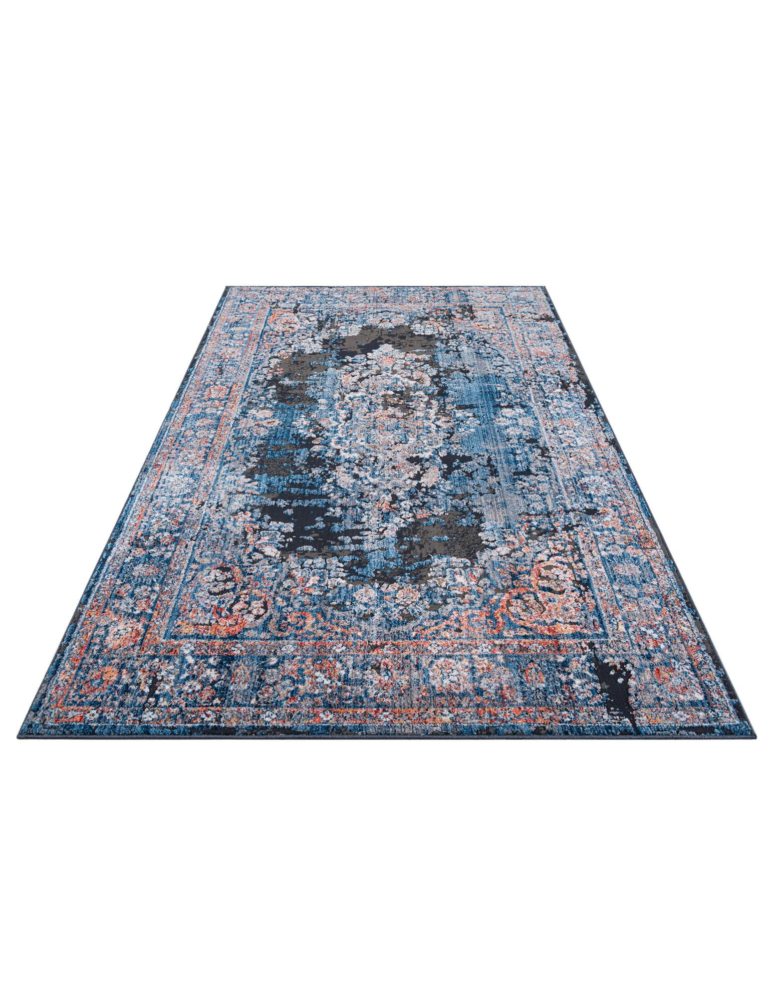 Blue 5' x 7' 7 Fleur Rug | Rugs.com