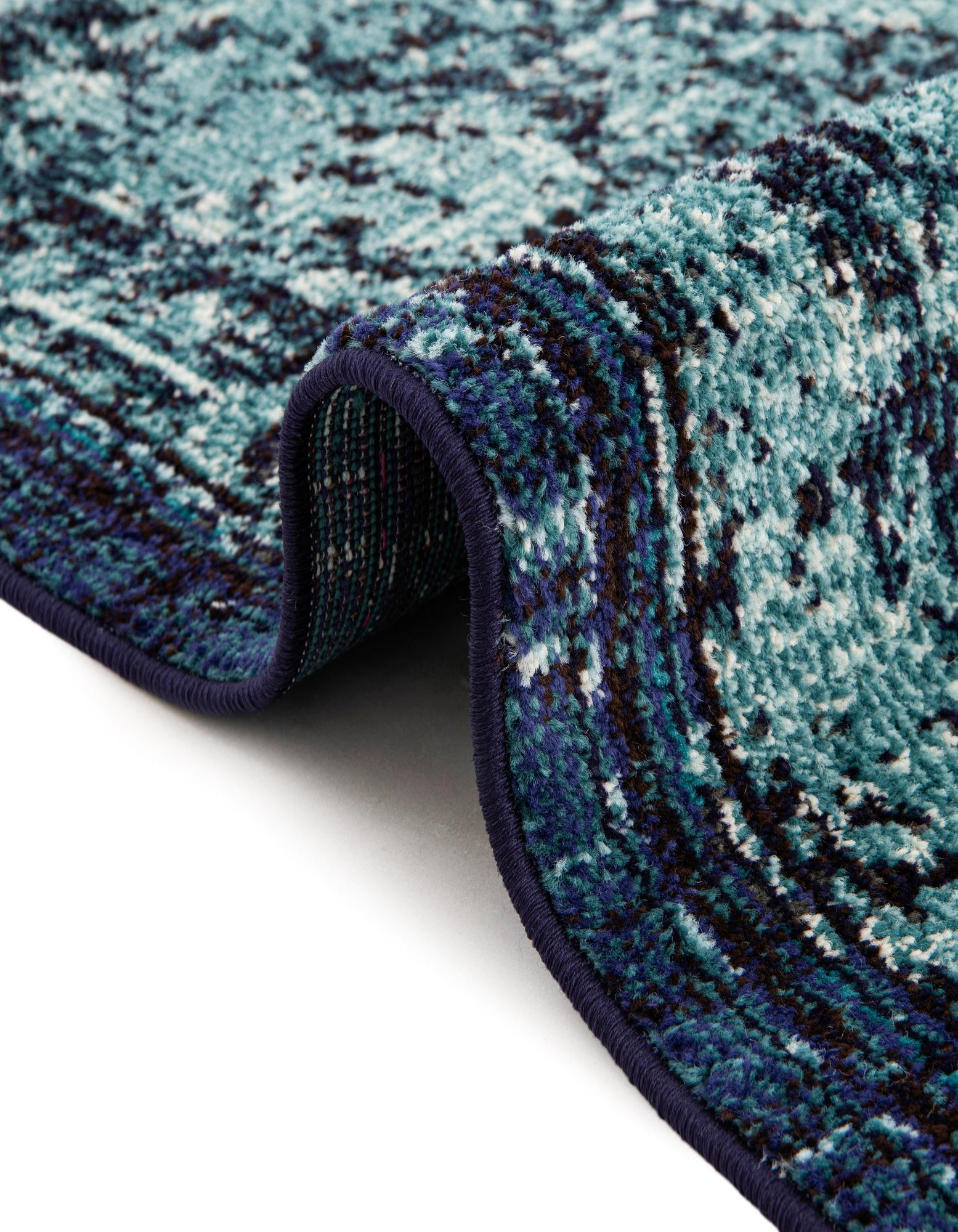 Blue 5' x 8' Fleur Rug | Rugs.com