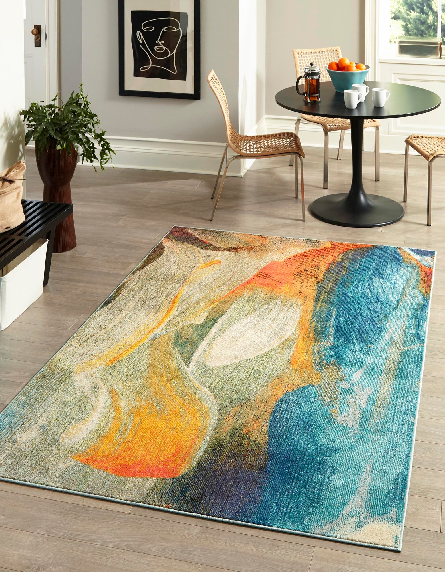 Blue 9' x 12' Haerfest Rug | Rugs.com