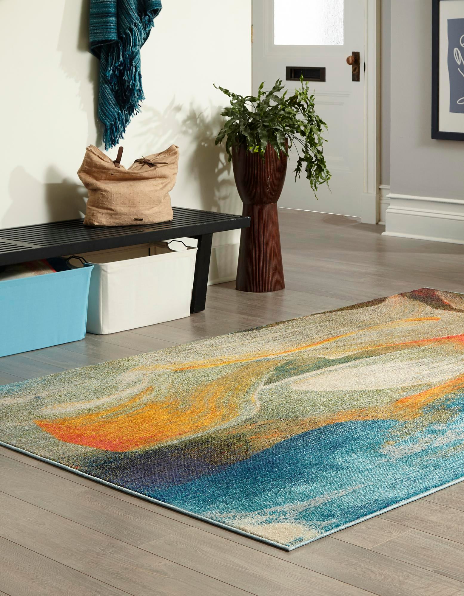 Blue 9' x 12' Haerfest Rug | Rugs.com