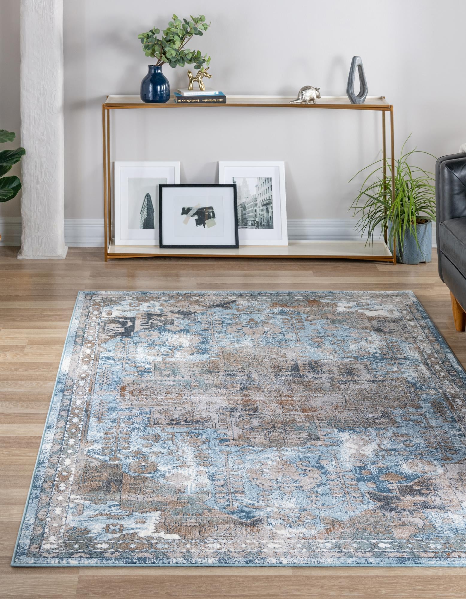 Blue 9' x 12' Highbury Rug | Rugs.com